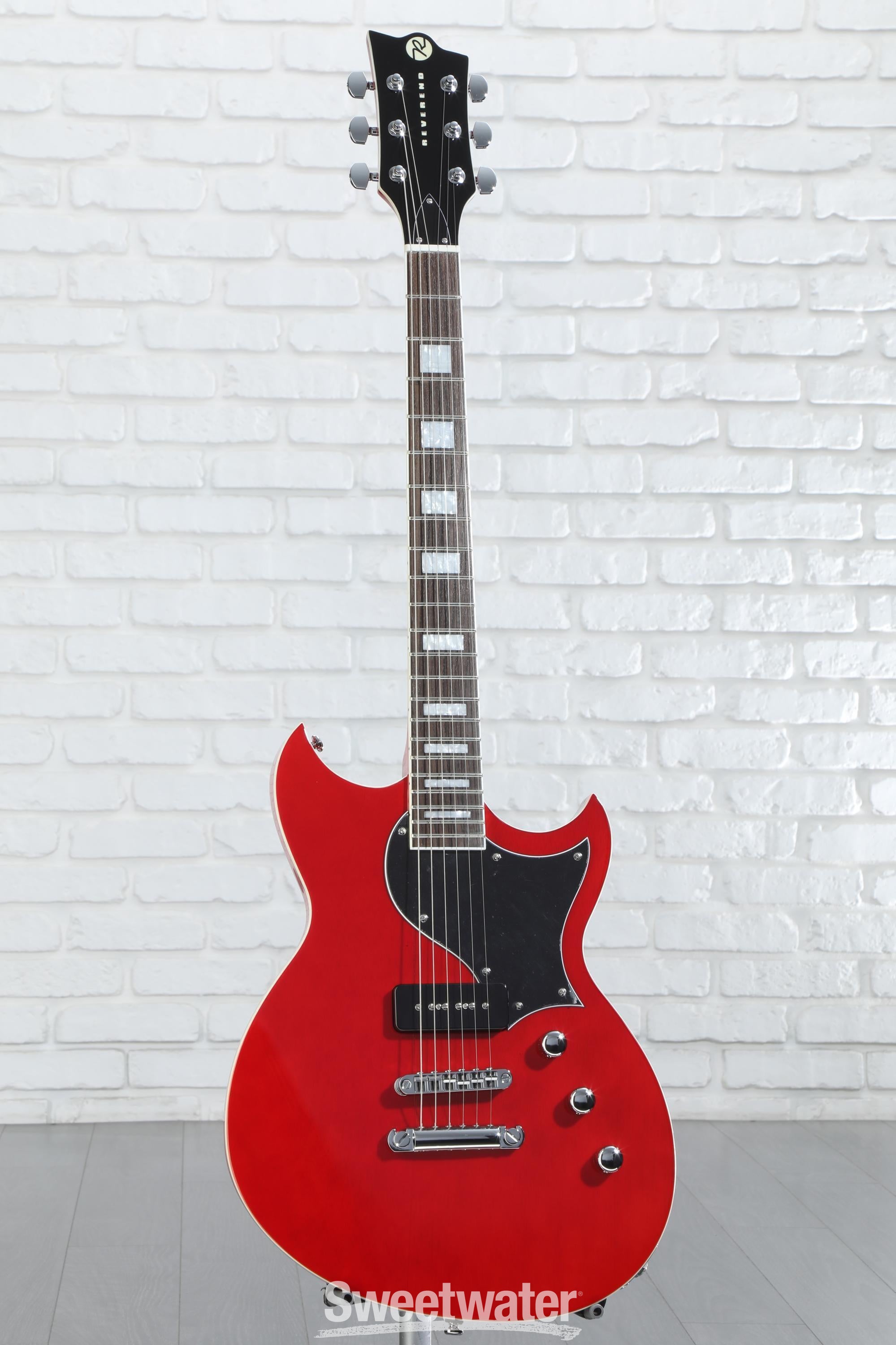 Reverend Sensei Jr. Electric Guitar - Trans Cherry | Sweetwater