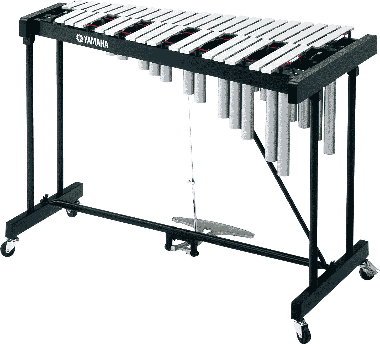 Yamaha YV-2030MS 3-octave Compact Vibraphone - Matte Silver | Sweetwater