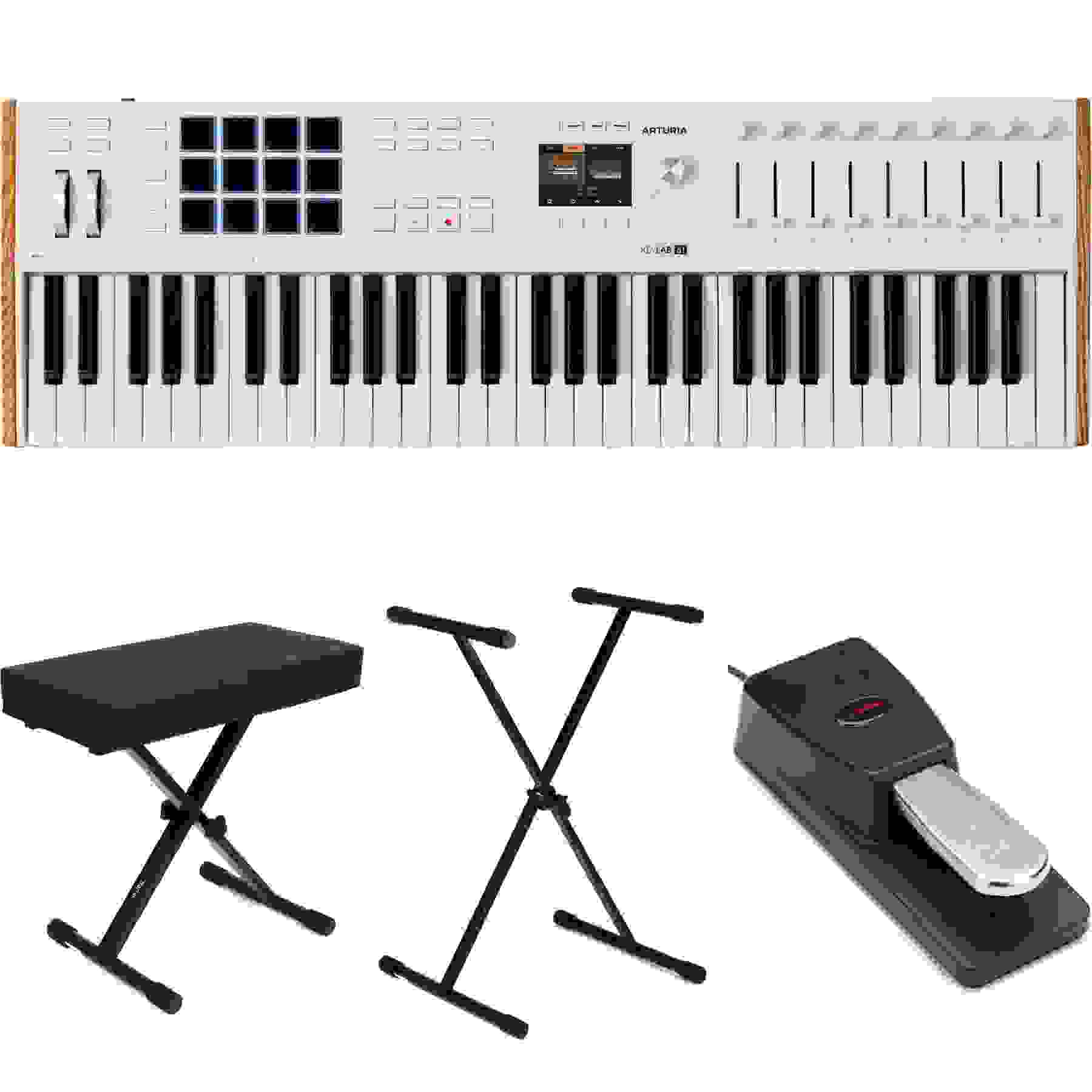 Arturia KeyLab 61 mk3 61-key Keyboard Controller Essentials Bundle ...