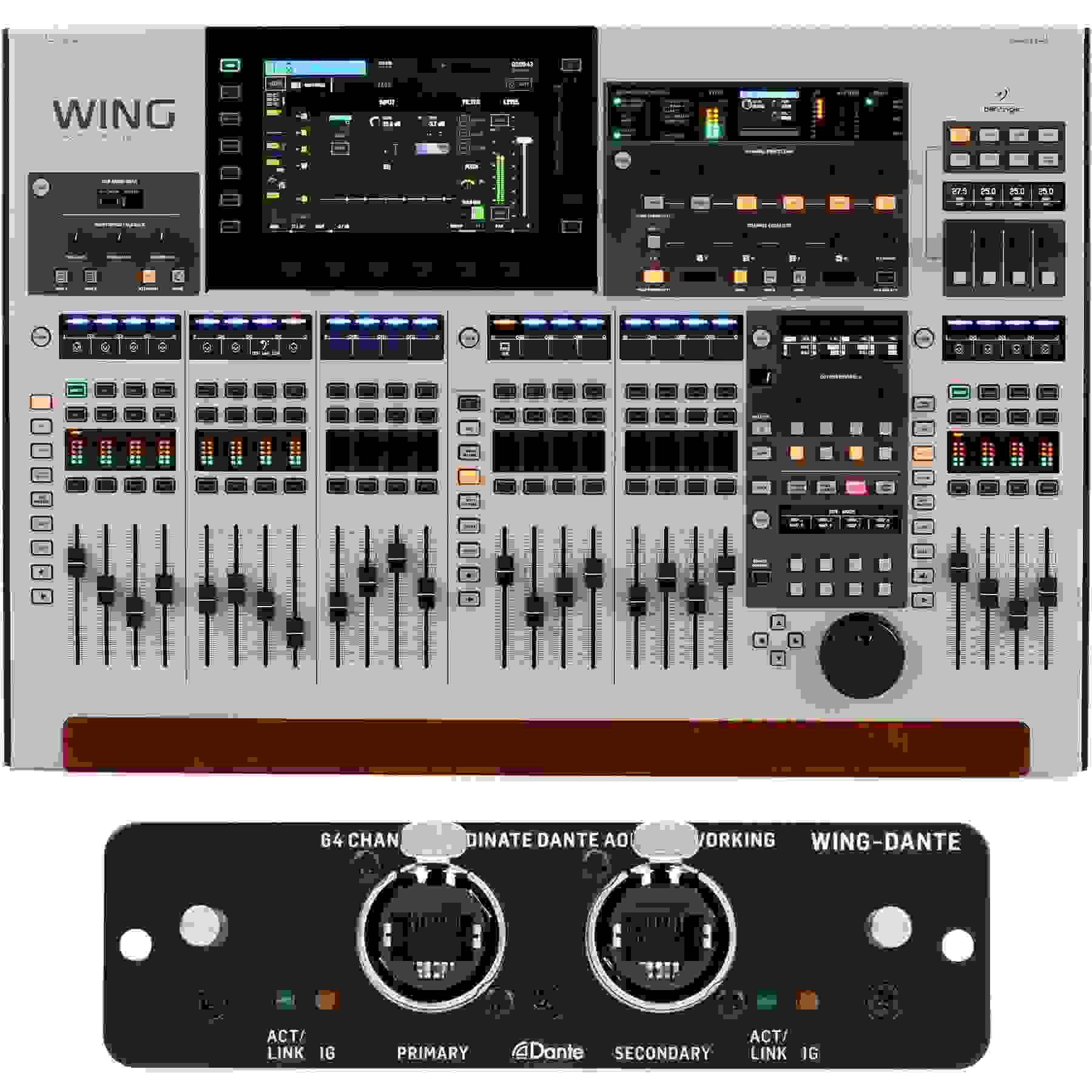 Behringer WING 48-channel Digital Mixer with Dante Card | Sweetwater