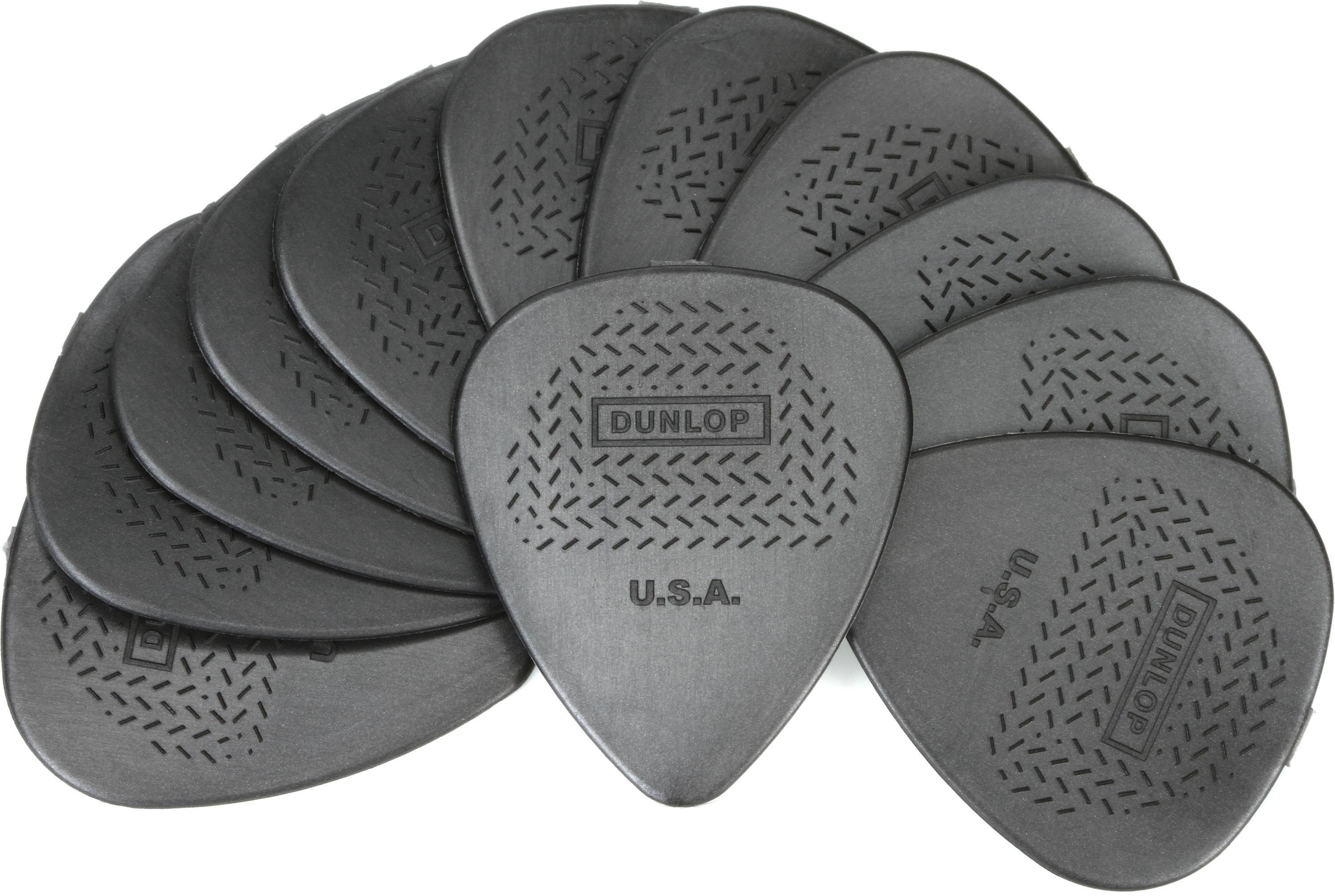 Dunlop Nylon Max-Grip Standard Guitar Picks - .88mm, Gray, 12-pack ...