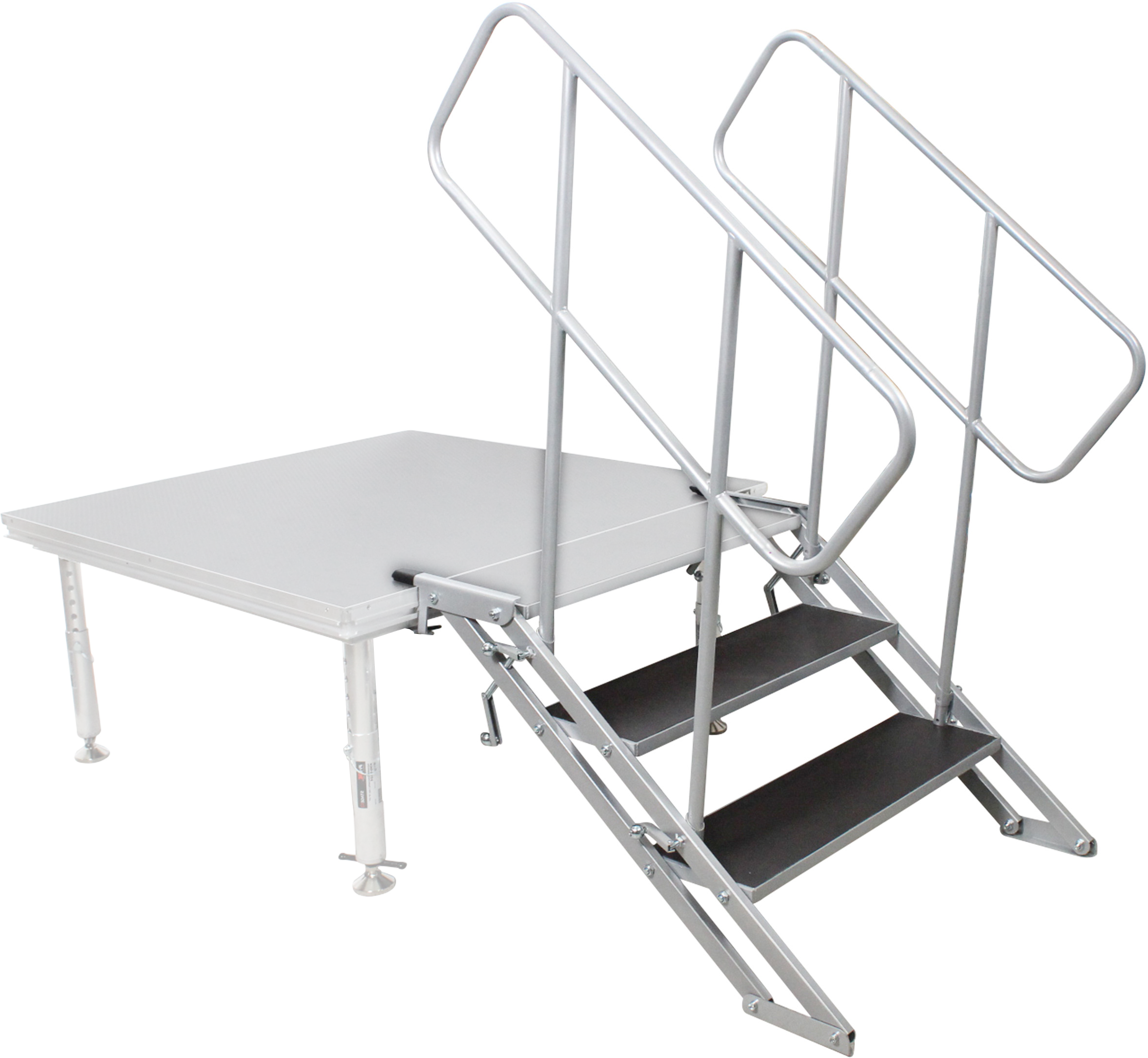 ProX XSQ-ST3 StageQ Heavy-duty Adjustable, Foldable 3-step Unit - 18-28 ...