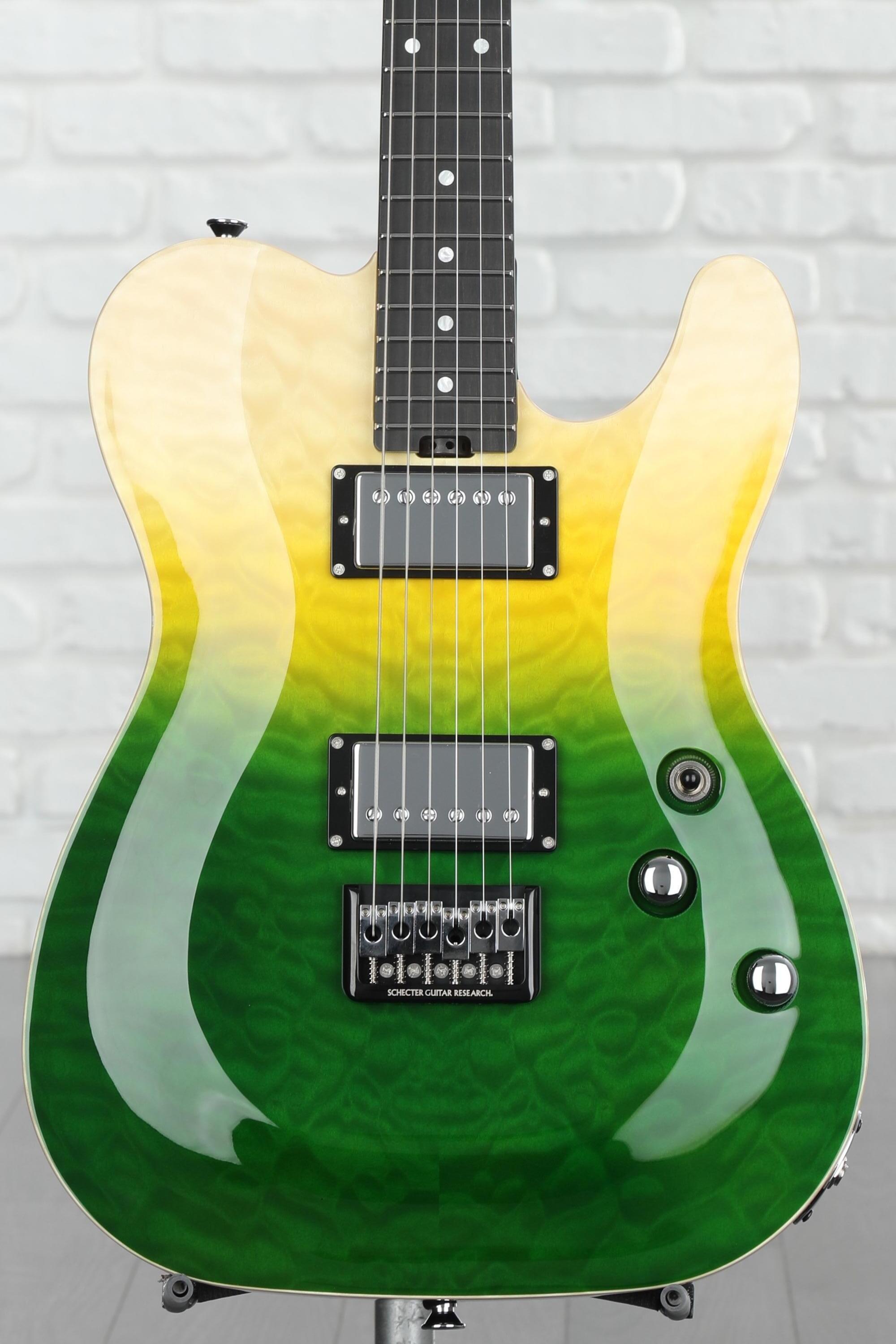 Schecter PT Classic Electric Guitar - Caribbean Fade Burst | Sweetwater