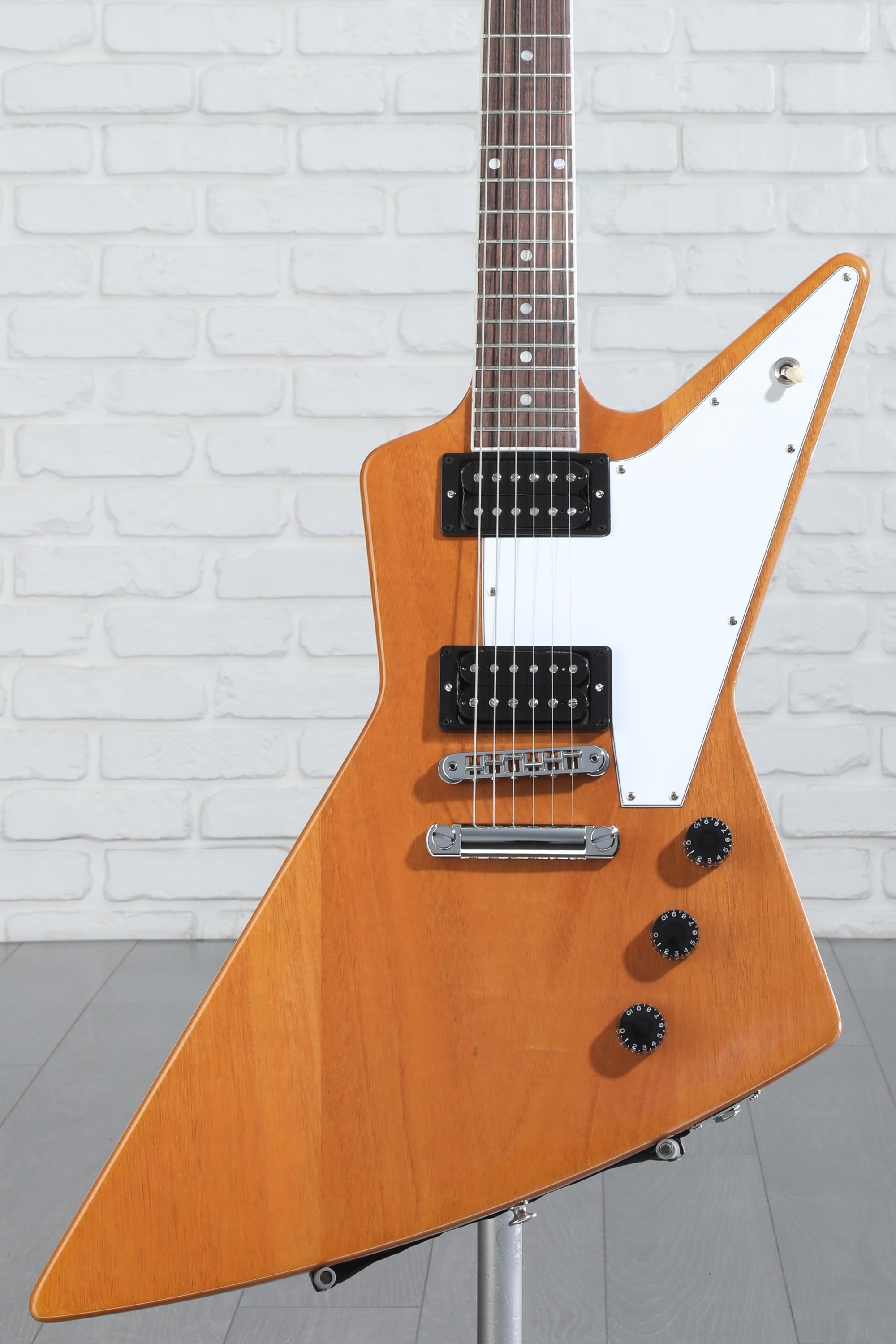 Gibson 70s Explorer Electric Guitar - Antique Natural | Sweetwater