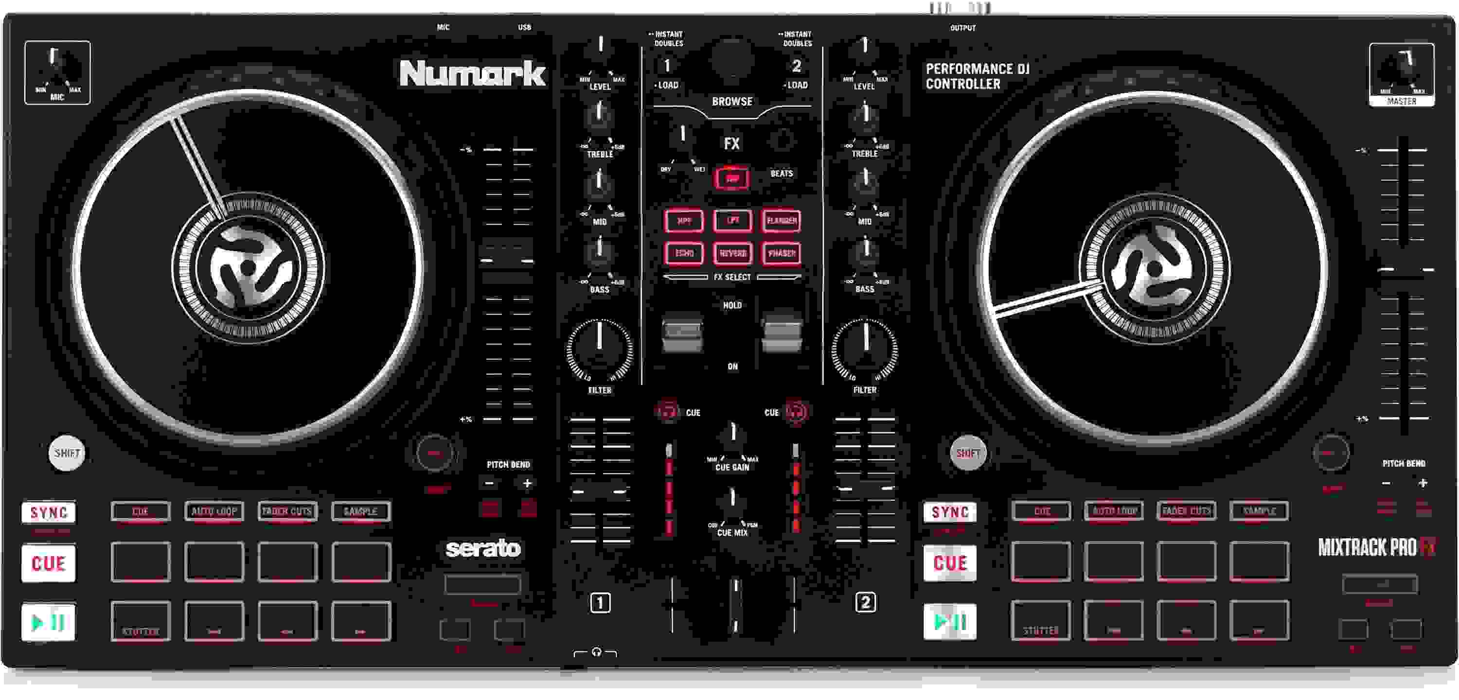 Numark Mixtrack Pro FX 2-channel DJ Controller | Sweetwater