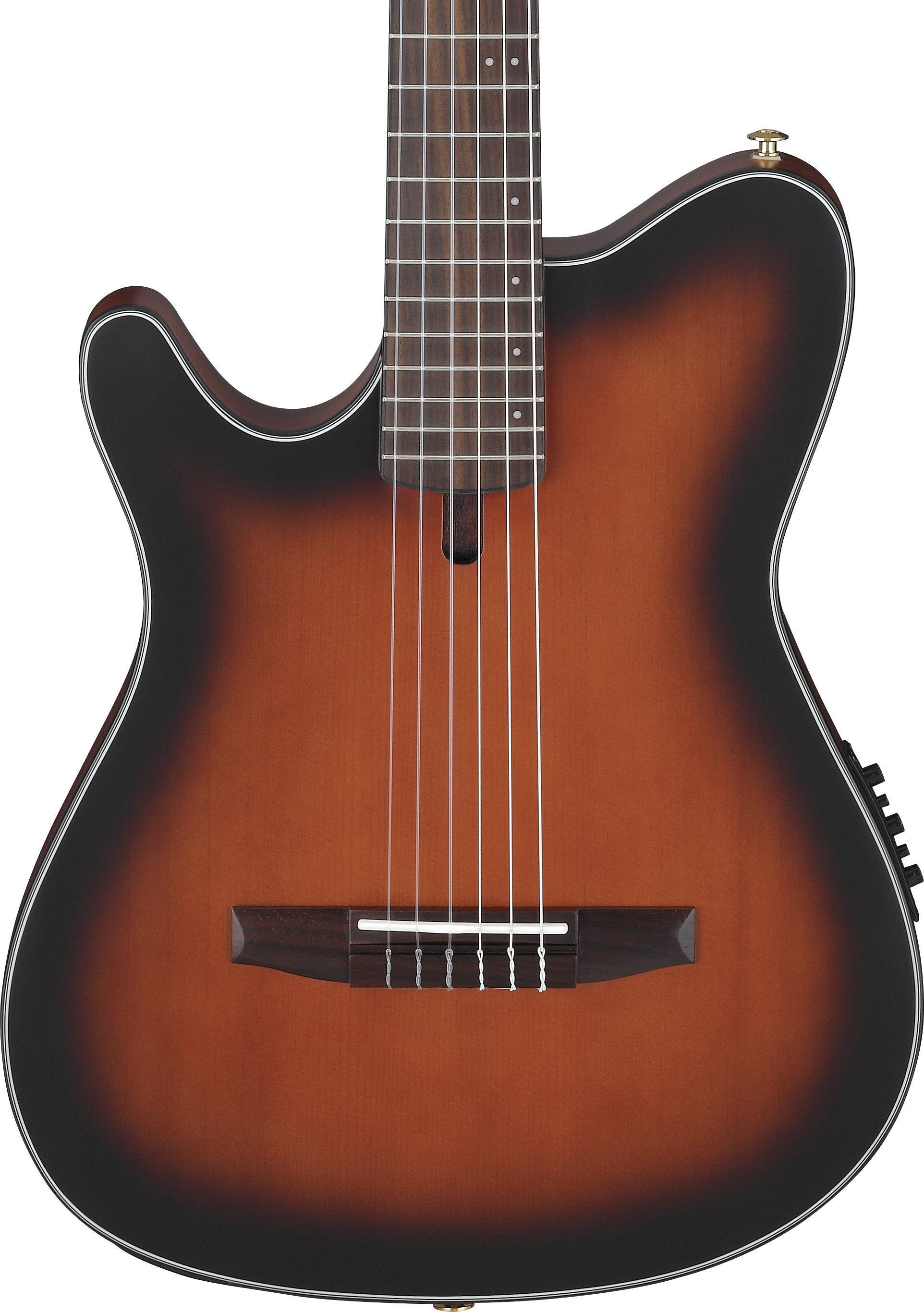 Ibanez FRH10N Thinline Left-handed Nylon Acoustic-electric Guitar ...