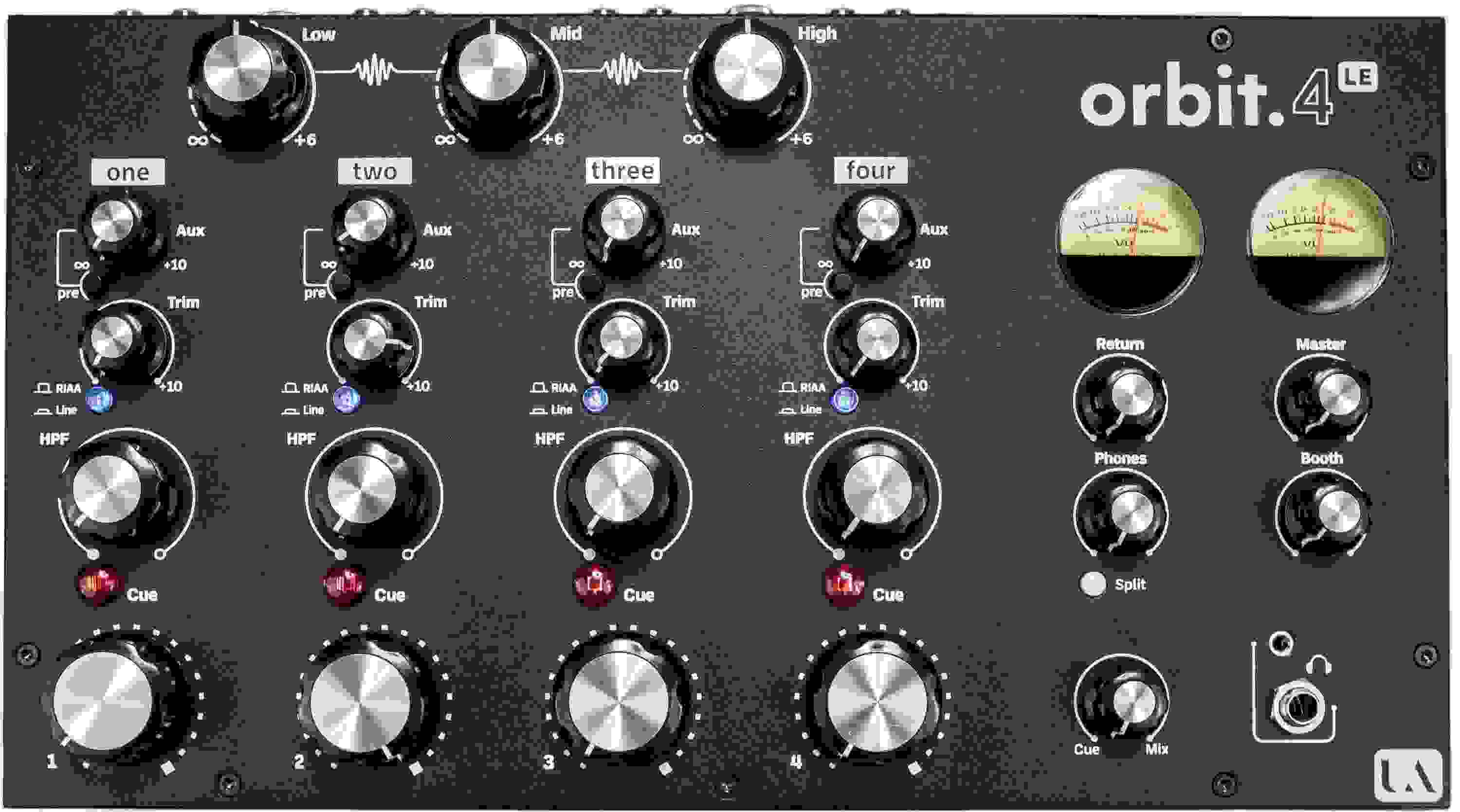 Union Audio orbit.4 LE 4-channel Analog Rotary Mixer | Sweetwater