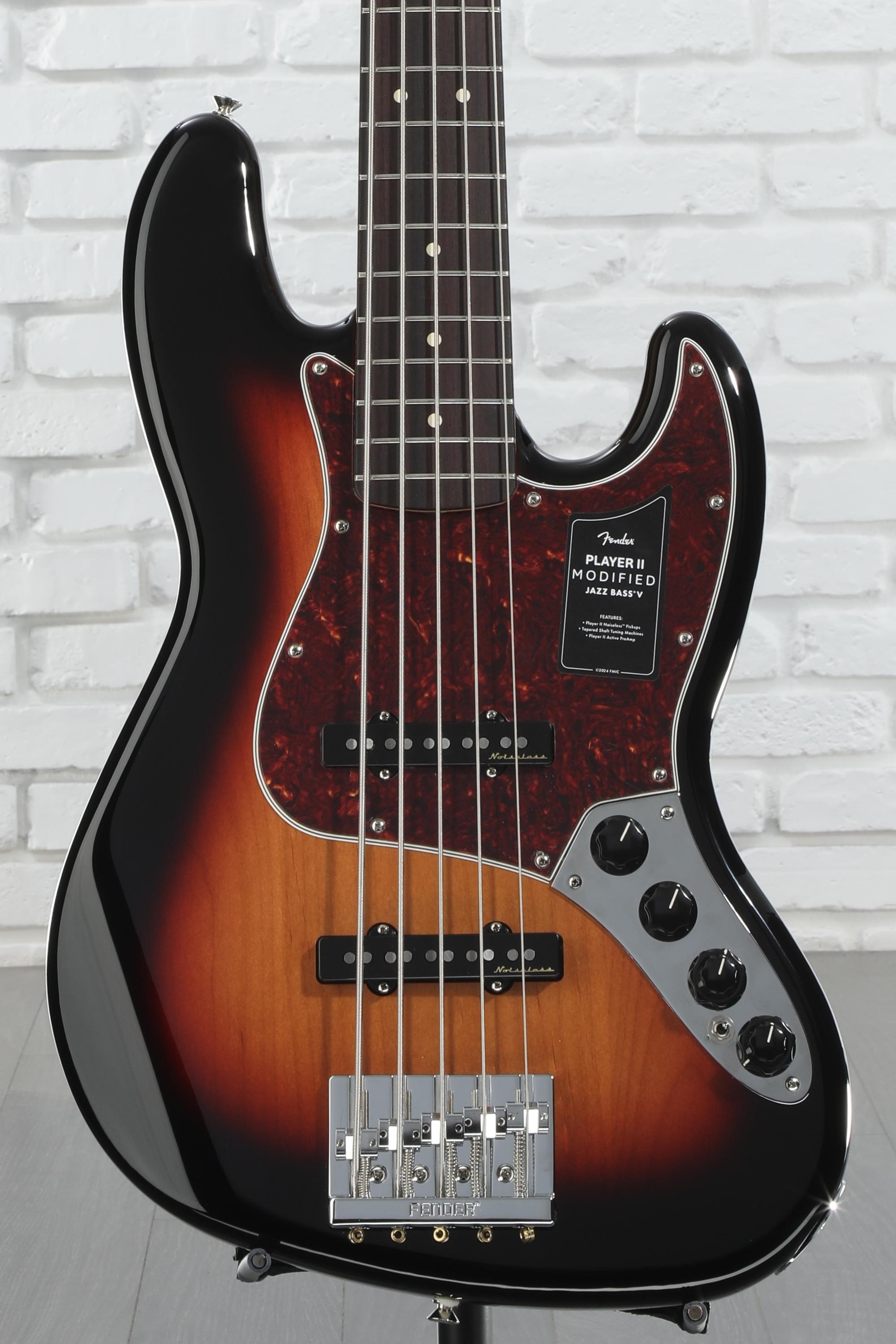 Fender Player II Modified Active Jazz Bass V - 3-tone Sunburst ...