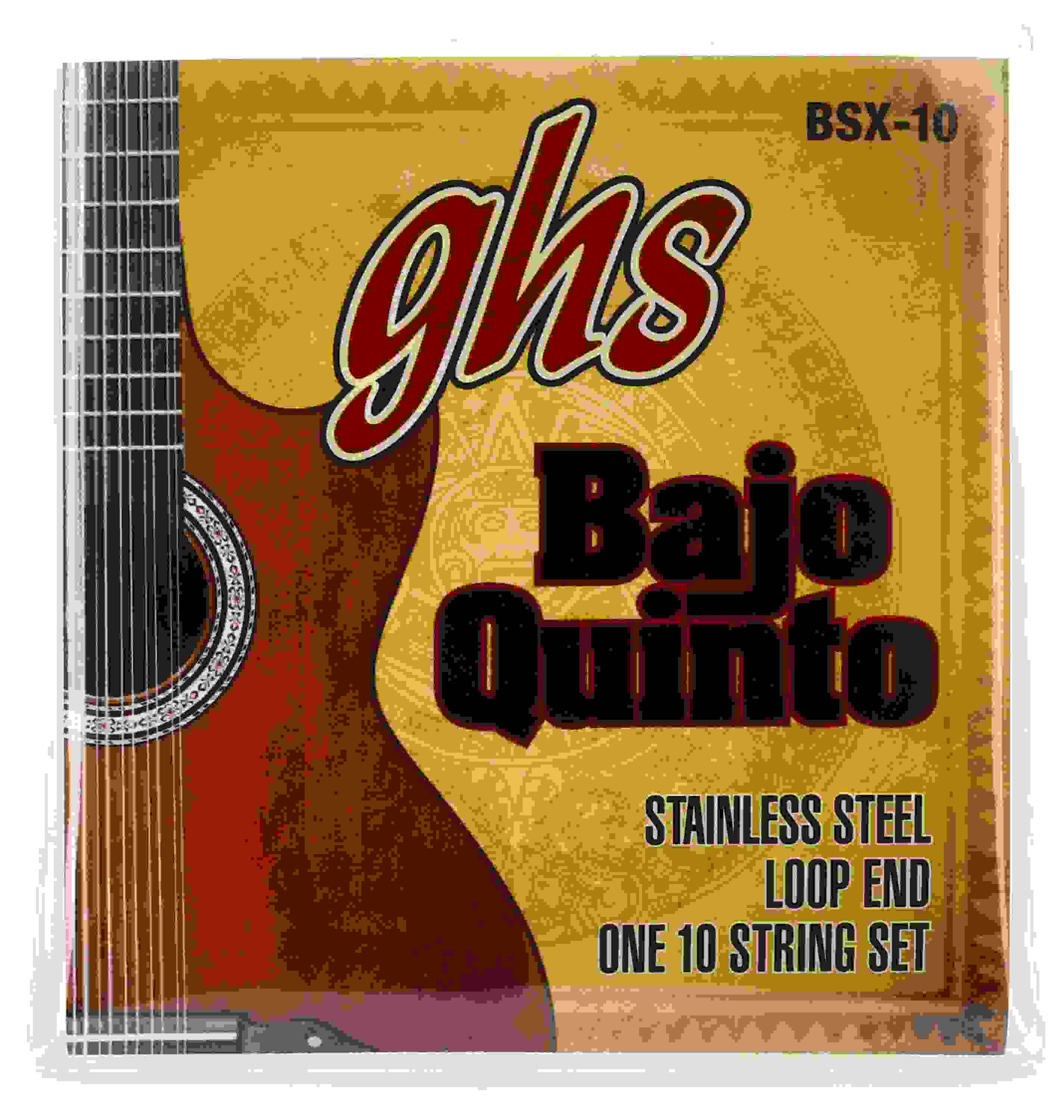 GHS BSX-10 Stainless Steel Bajo Quinto Strings | Sweetwater