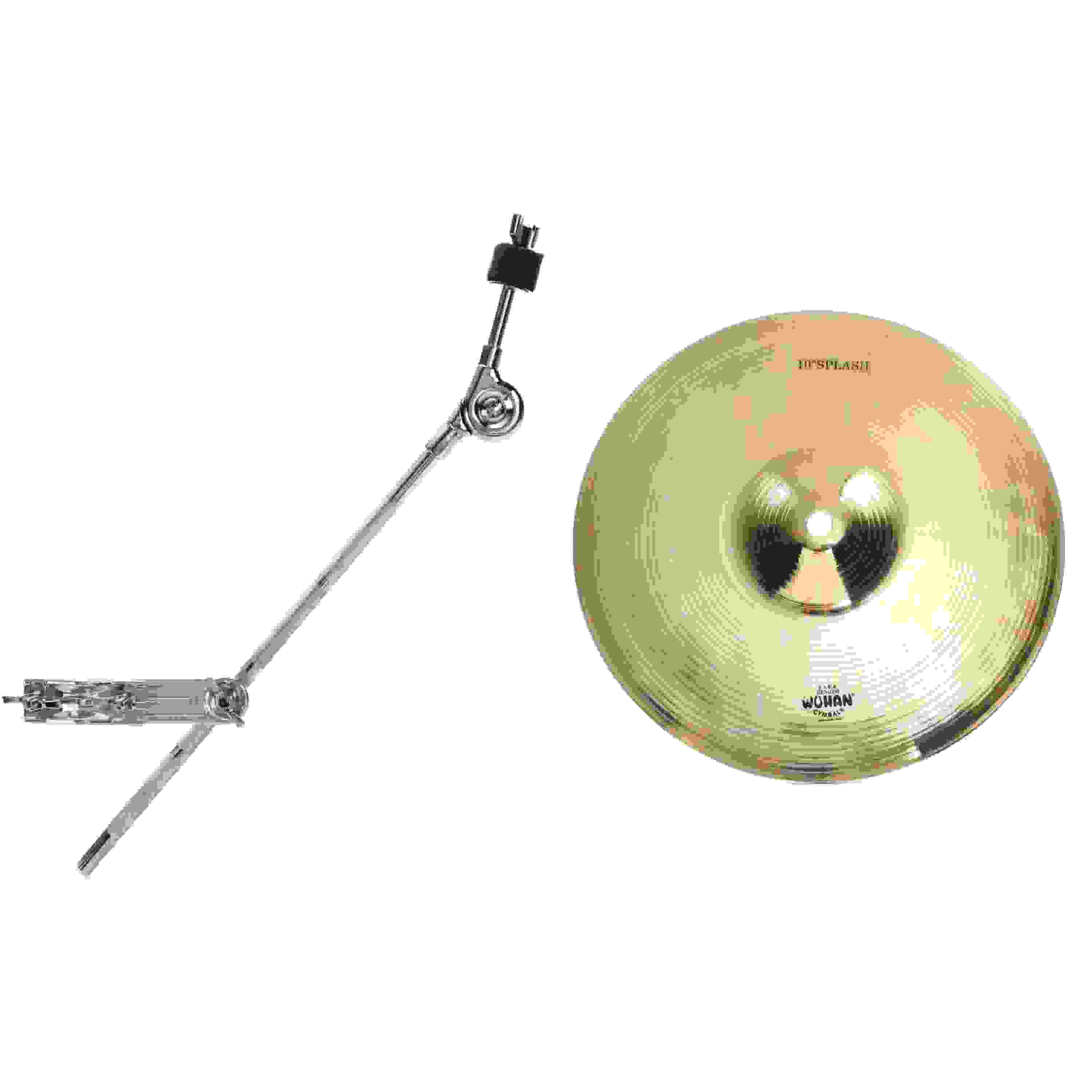 Wuhan 10-inch Western Splash Cymbal with Gibraltar Mount | Sweetwater