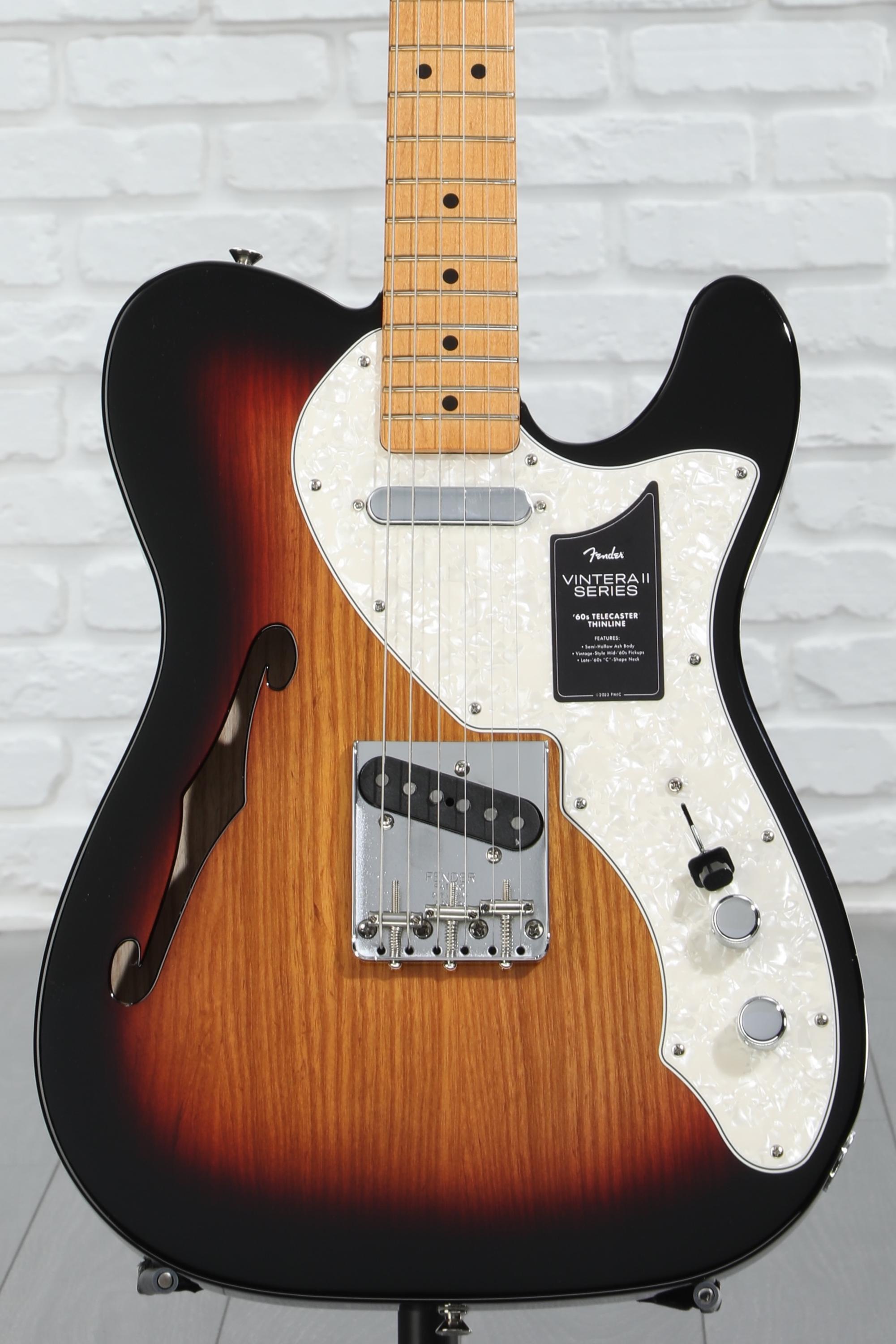 Fender Vintera II '60s Telecaster Thinline Electric Guitar - 3-color ...