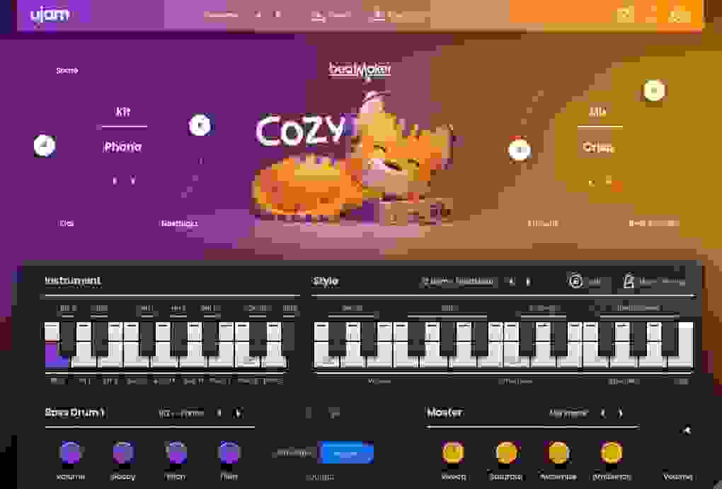 UJAM Beatmaker Cozy Lo-fi Virtual Drum Machine | Sweetwater