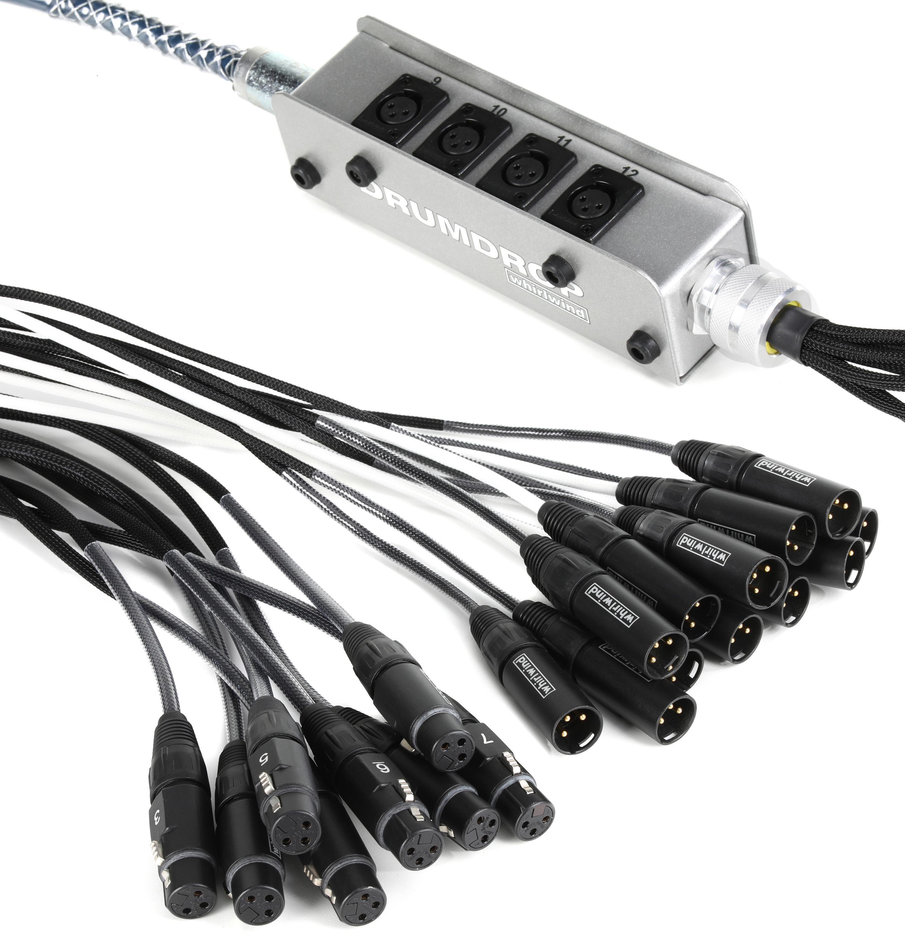 Whirlwind DrumDrop ND Stage Box and Snake - 25 feet | Sweetwater