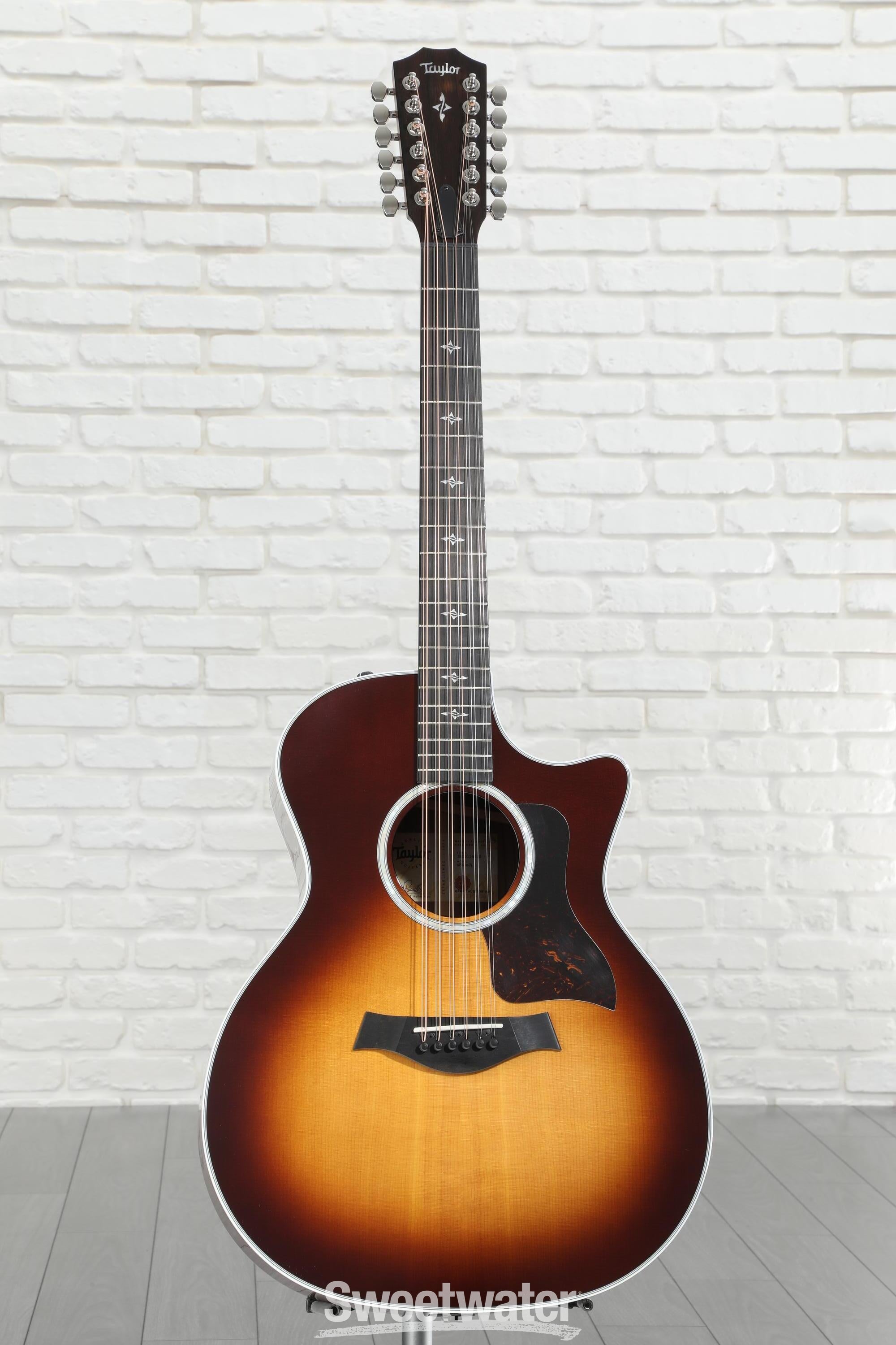 Taylor 454ce-R 12-string Acoustic-electric Guitar - Tobacco Sunburst ...