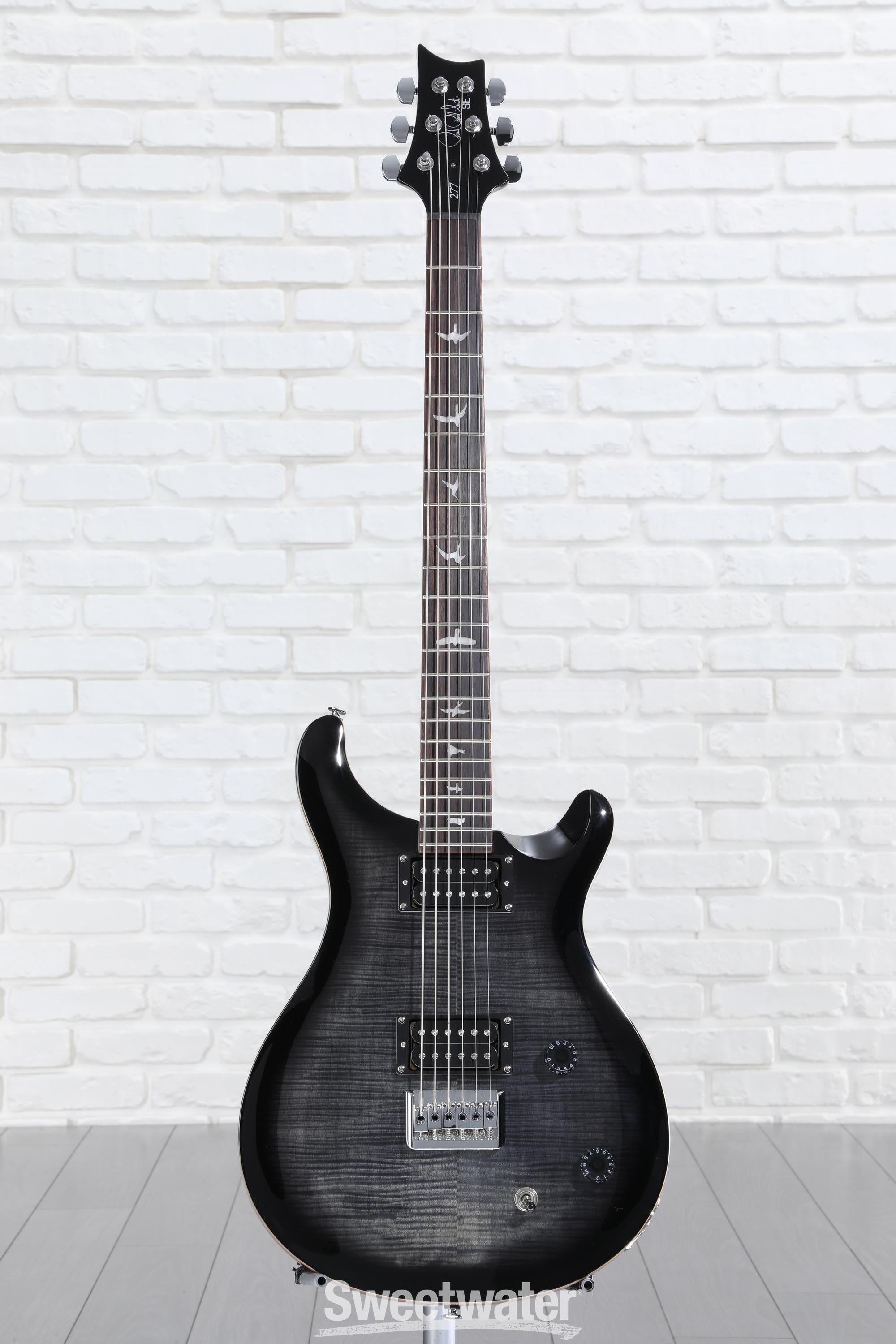 PRS SE 277 Baritone Electric Guitar - Charcoal Burst | Sweetwater
