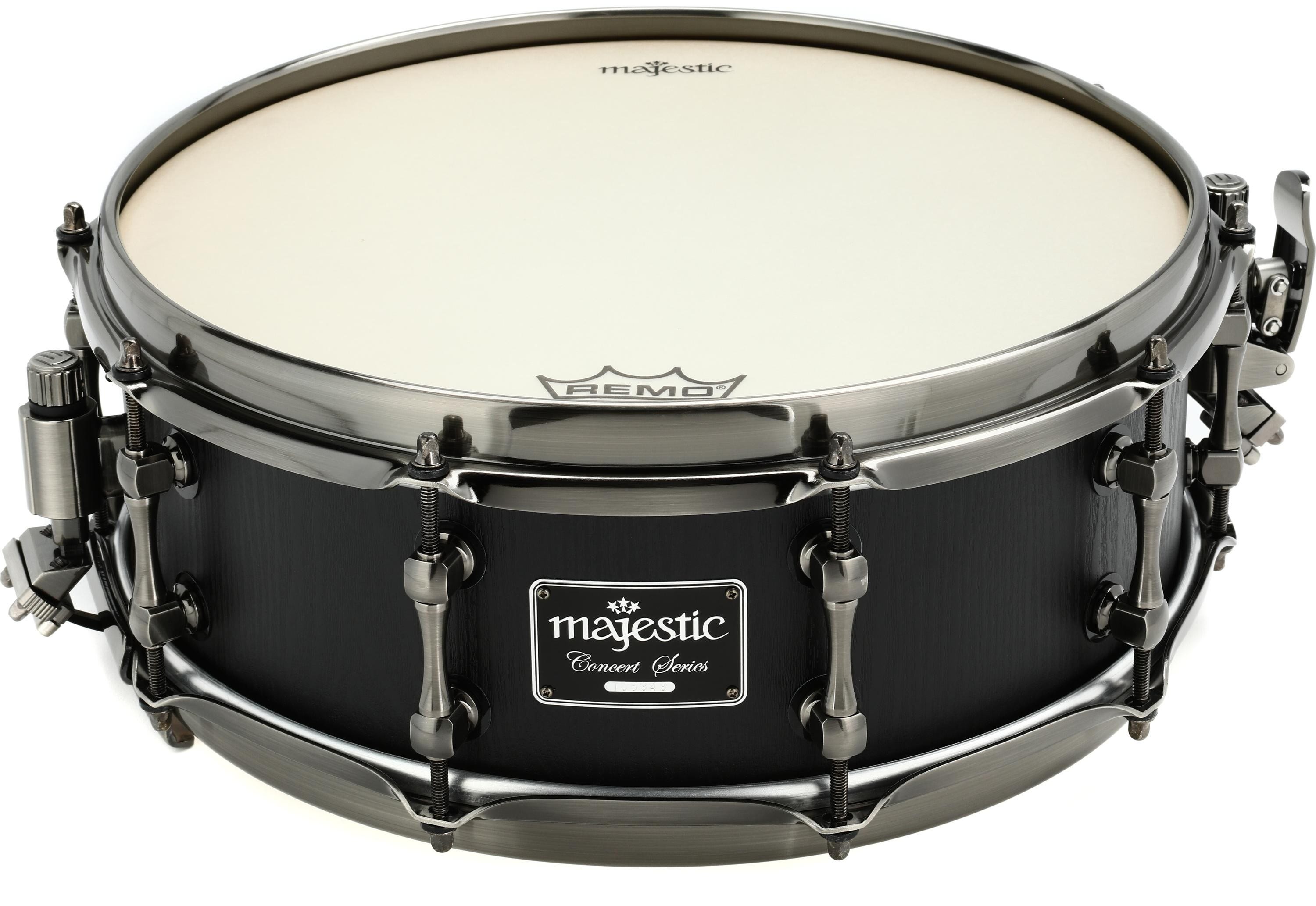 Majestic Concert Black Maple Snare - 5 inches x 14 inches | Sweetwater