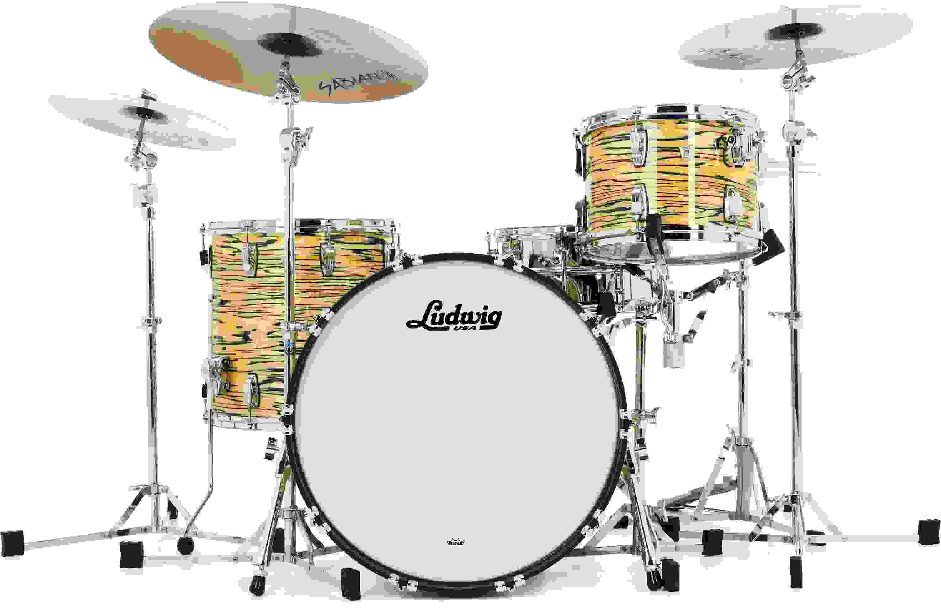 Ludwig Classic Maple Fab 3-piece Shell Pack - Lemon Oyster | Sweetwater