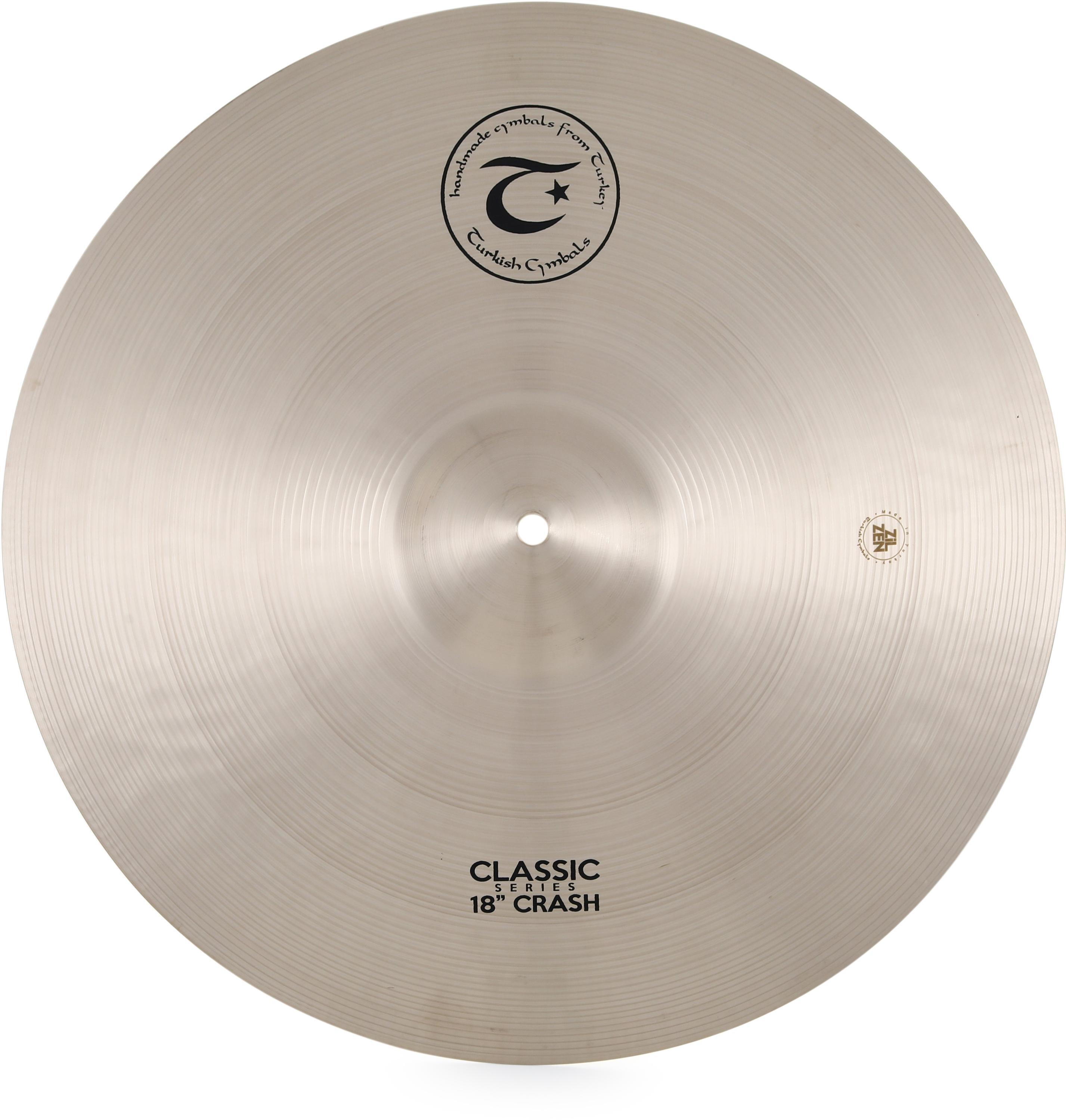 Turkish Cymbals Classic Crash Cymbal - 18 inch | Sweetwater