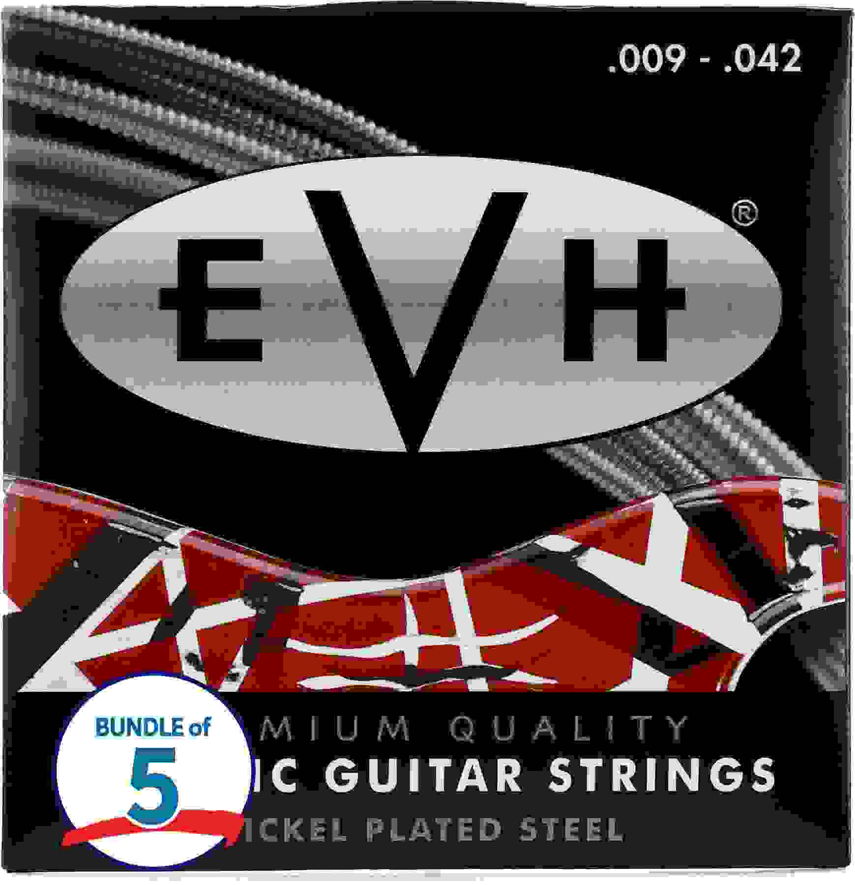 EVH Premium Electric Guitar Strings - .009-.042 (5-pack) | Sweetwater