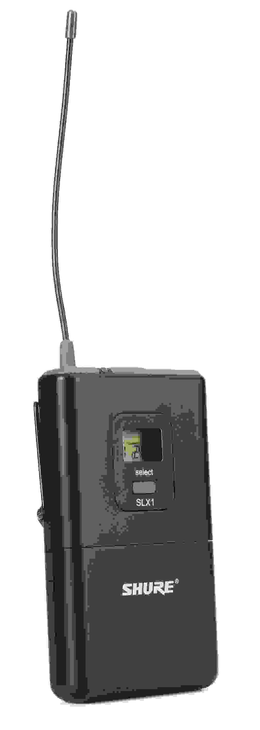 Shure SLX1 Wireless Bodypack Transmitter - H19 Band | Sweetwater