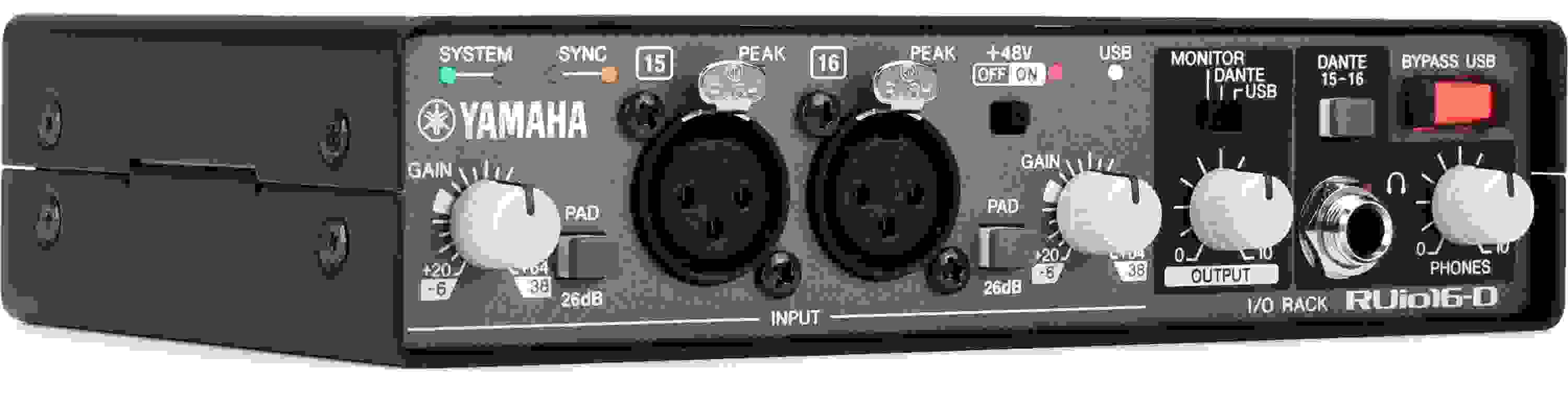 Yamaha RUio16-D Dante/USB Audio Interface | Sweetwater