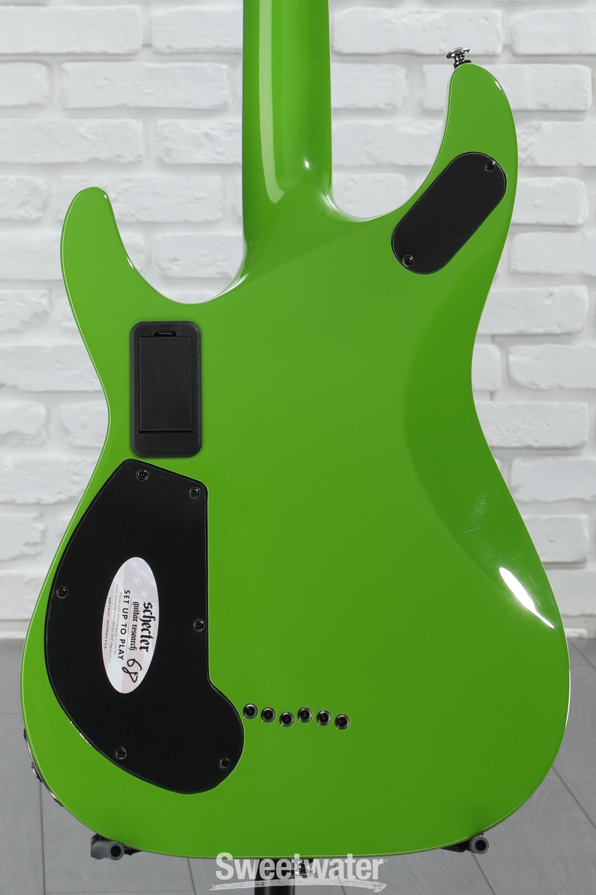 Schecter Kenny Hickey C-1 EX S Baritone Electric Guitar - Steele Green ...