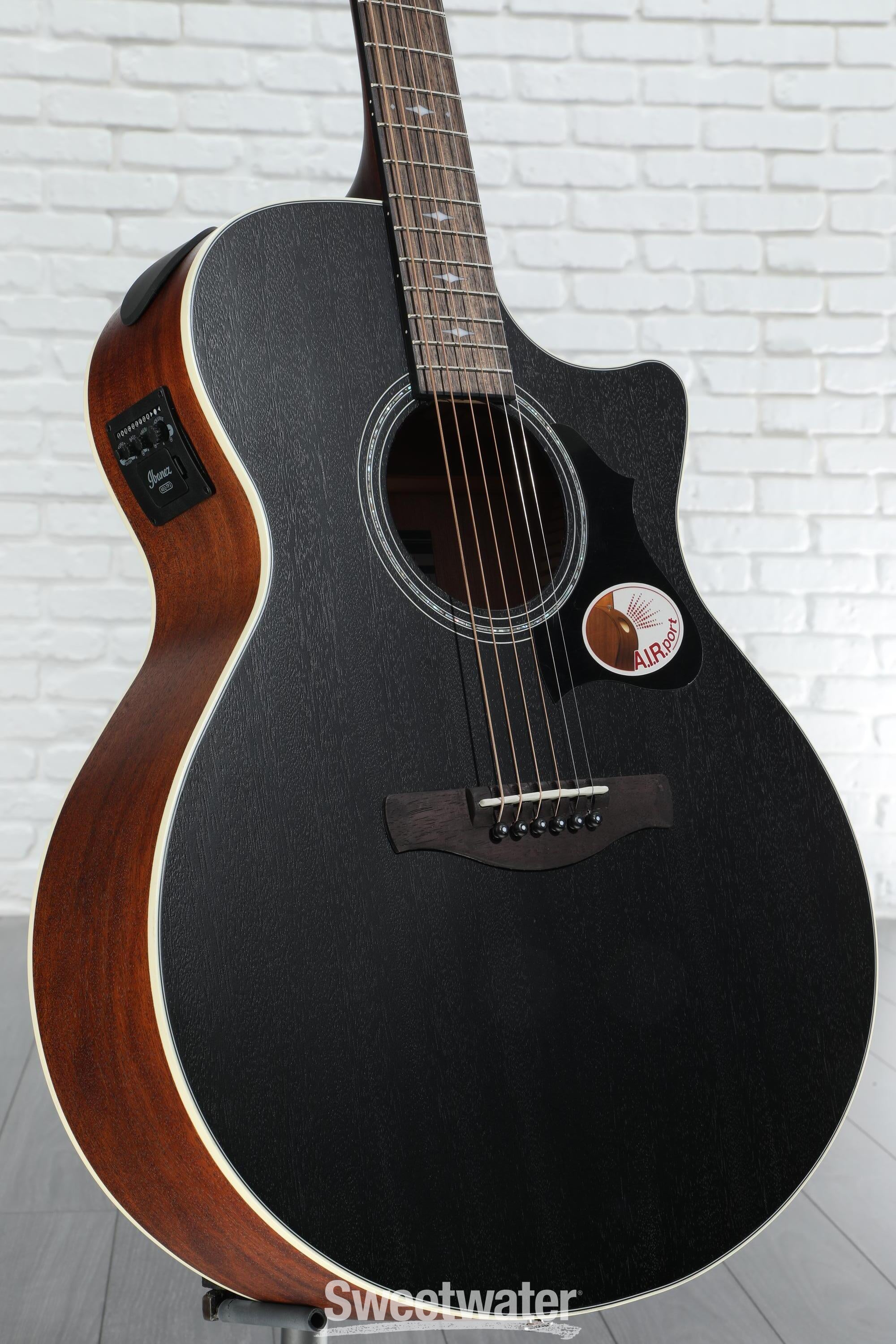 Ibanez AE140 Acoustic-electric Guitar - Weathered Black | Sweetwater