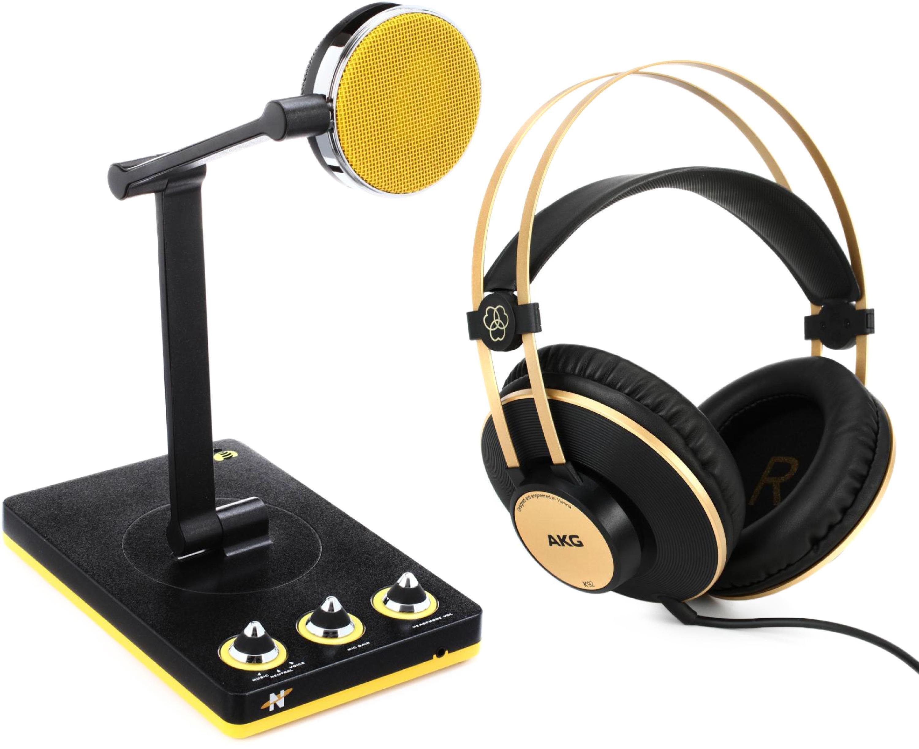 Neat Microphones Bumblebee Desktop USB Microphone Bundle with ...