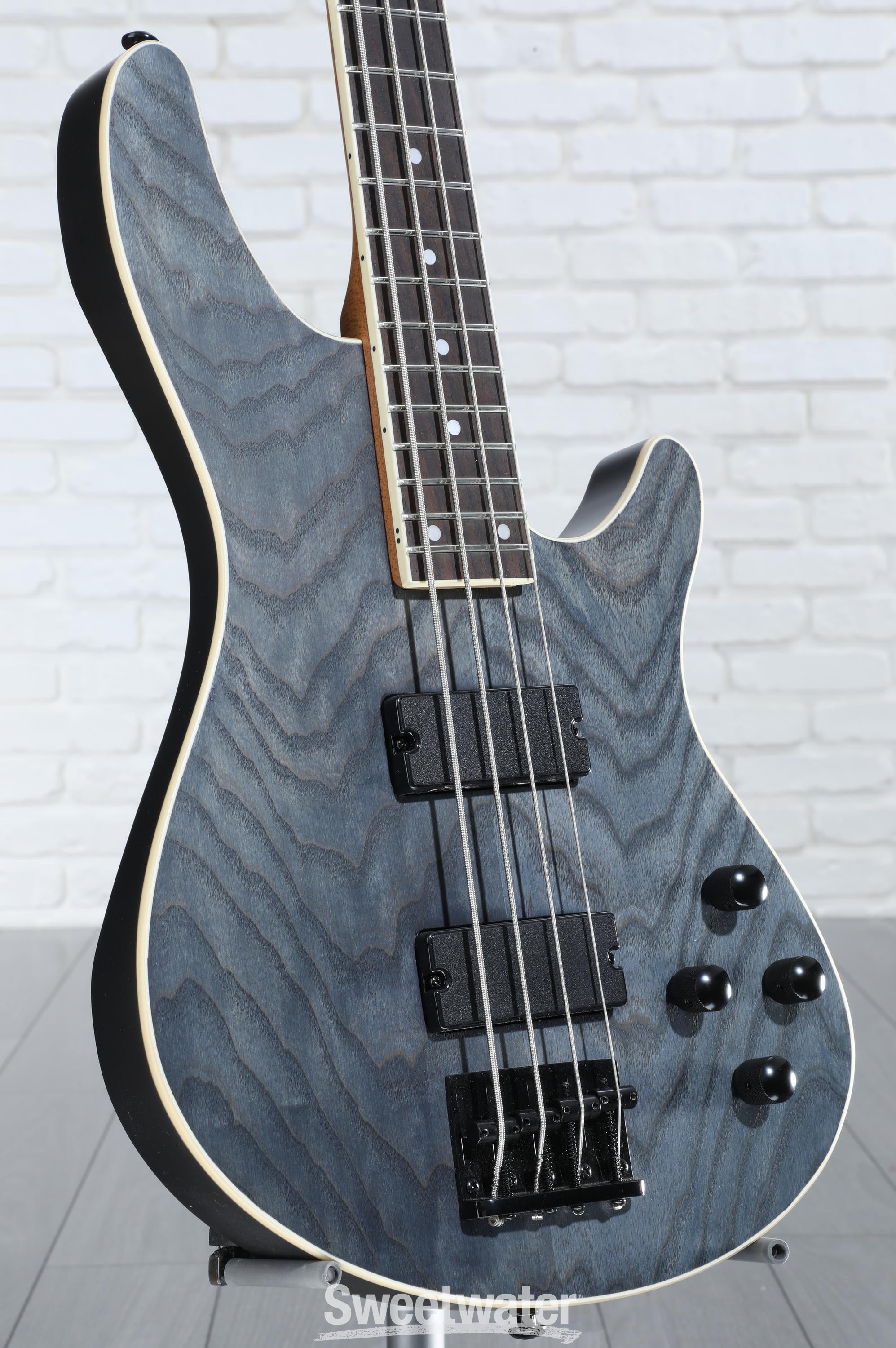 Schecter C-4 Standard Electric Bass - Charcoal Satin | Sweetwater