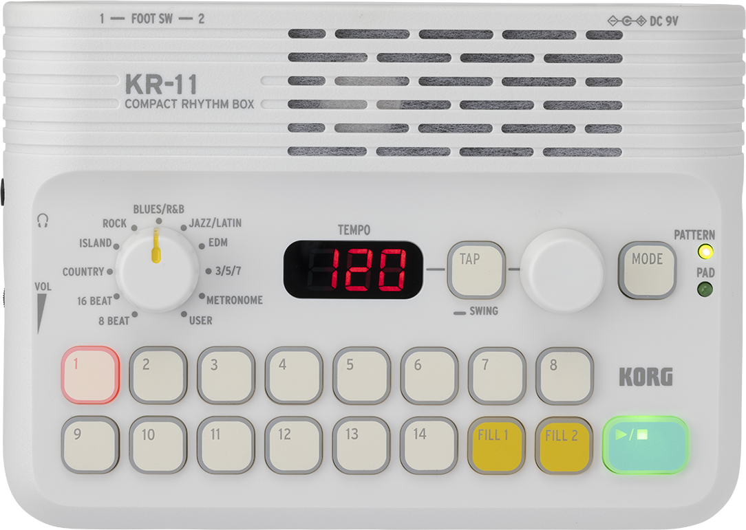 Korg KR-11 Compact Rhythm Box | Sweetwater