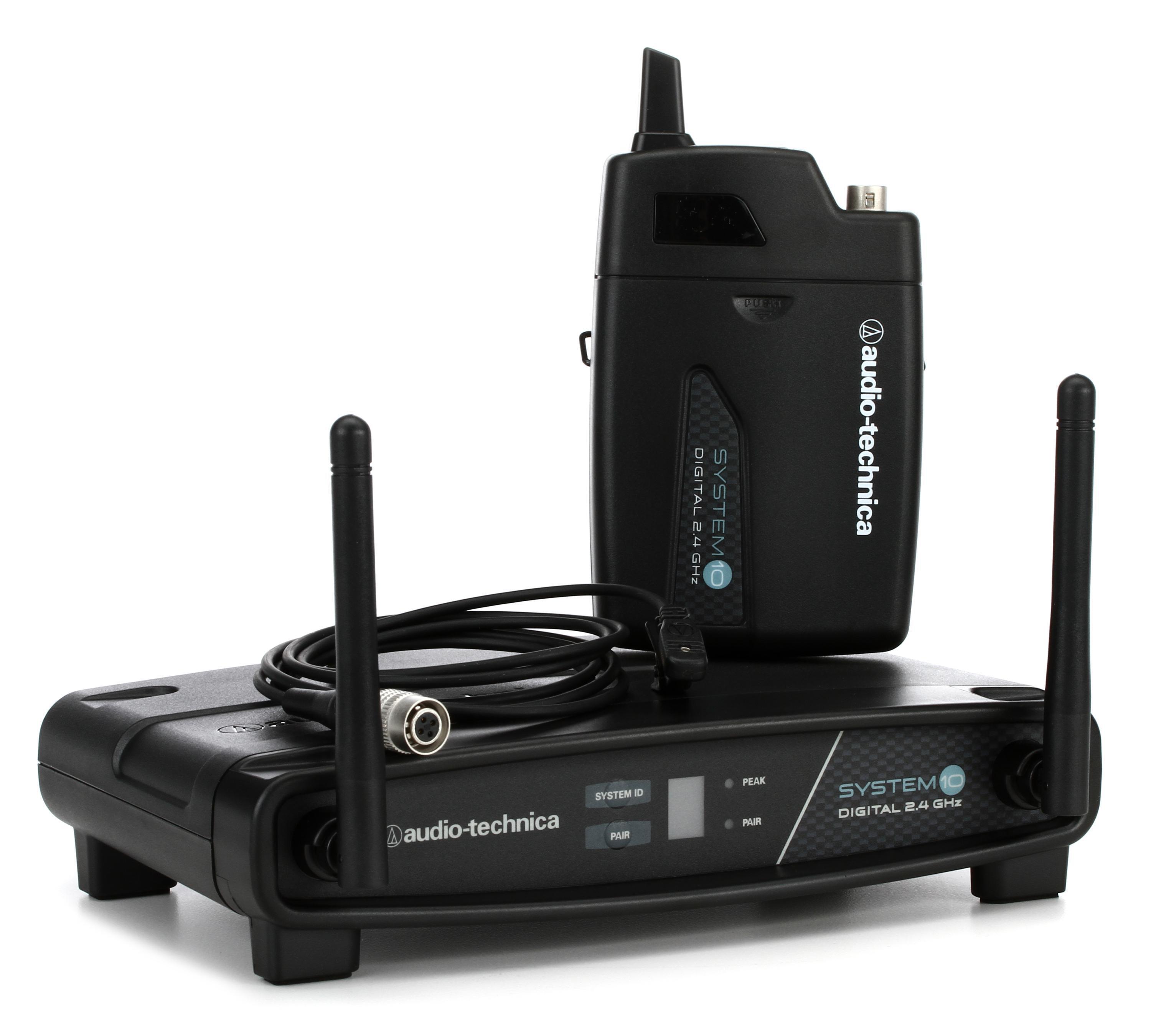 Audio-Technica ATW-1101/L Wireless Lavalier Microphone System | Sweetwater