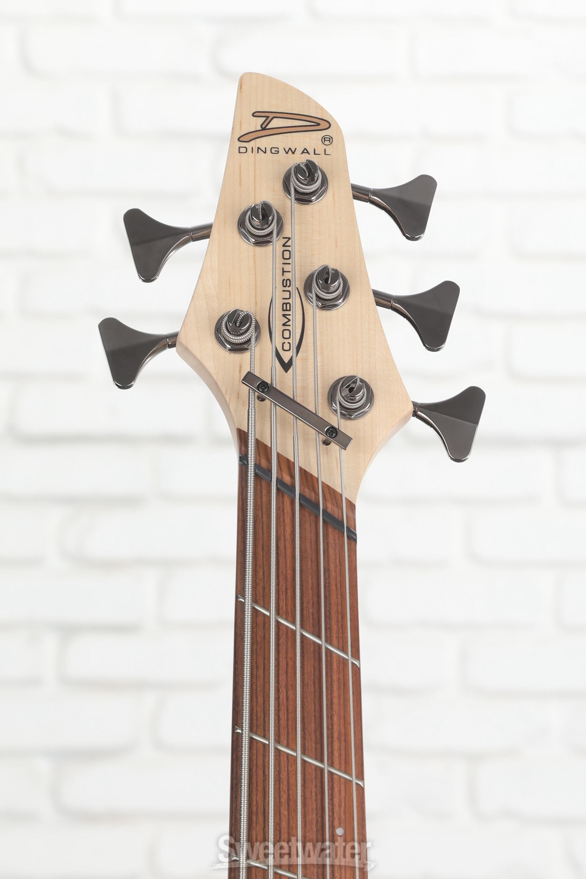 Dingwall Guitars Combustion 5-string Electric Bass - Vintage Burst with ...