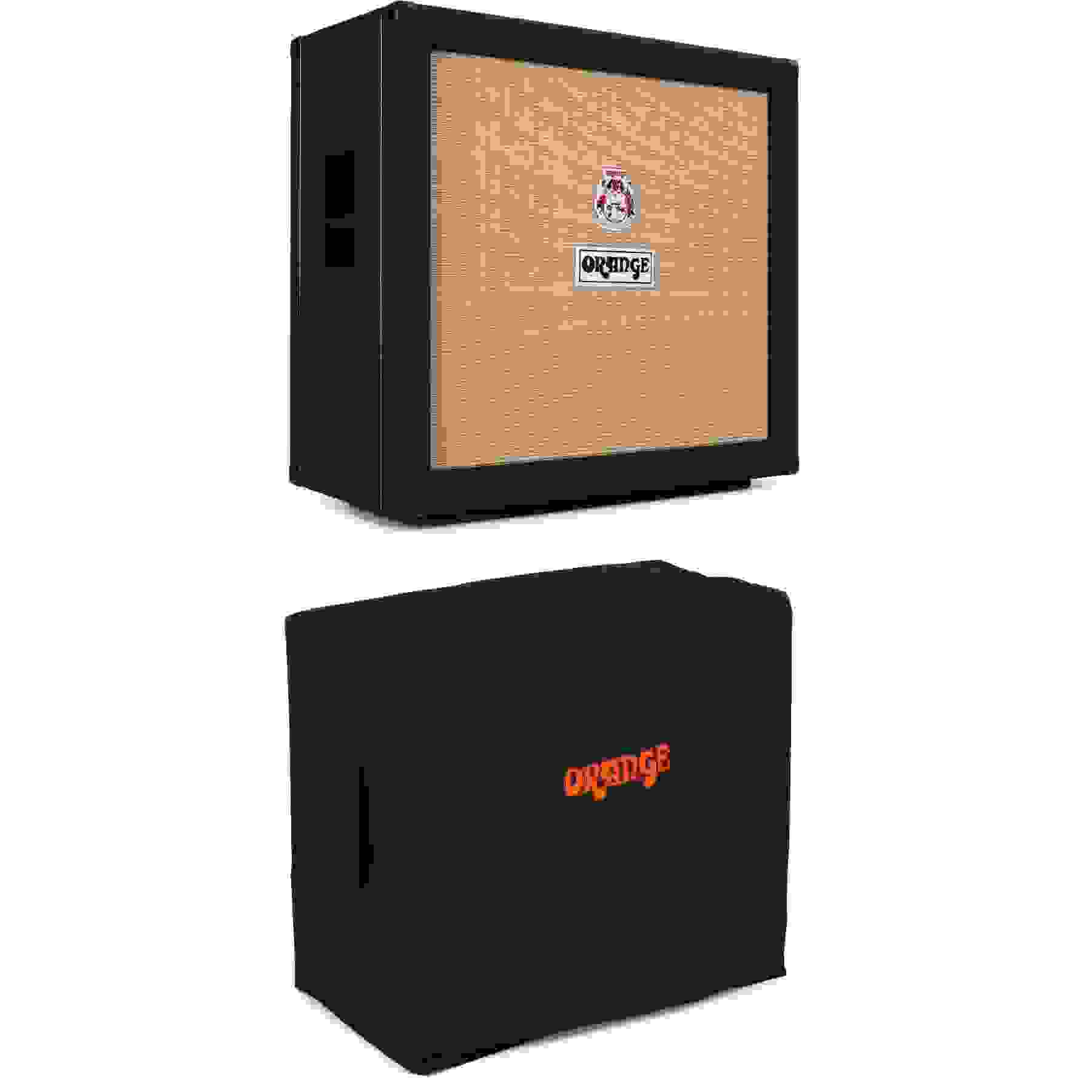 Orange PPC412-C - 240-watt 4x12" Straight Cabinet with Cover - Black ...