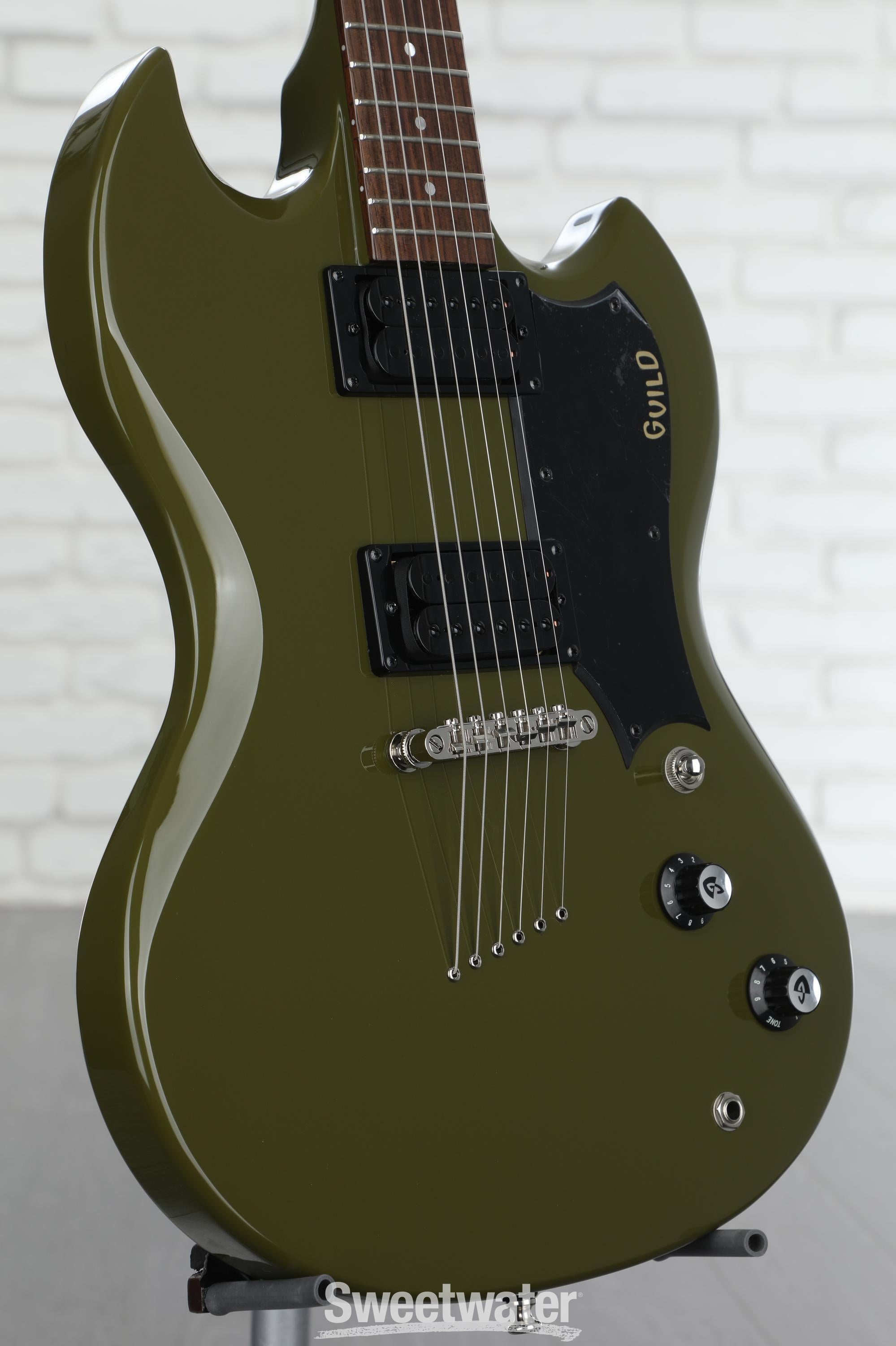 Guild Polara Electric Guitar - Phantom Green | Sweetwater