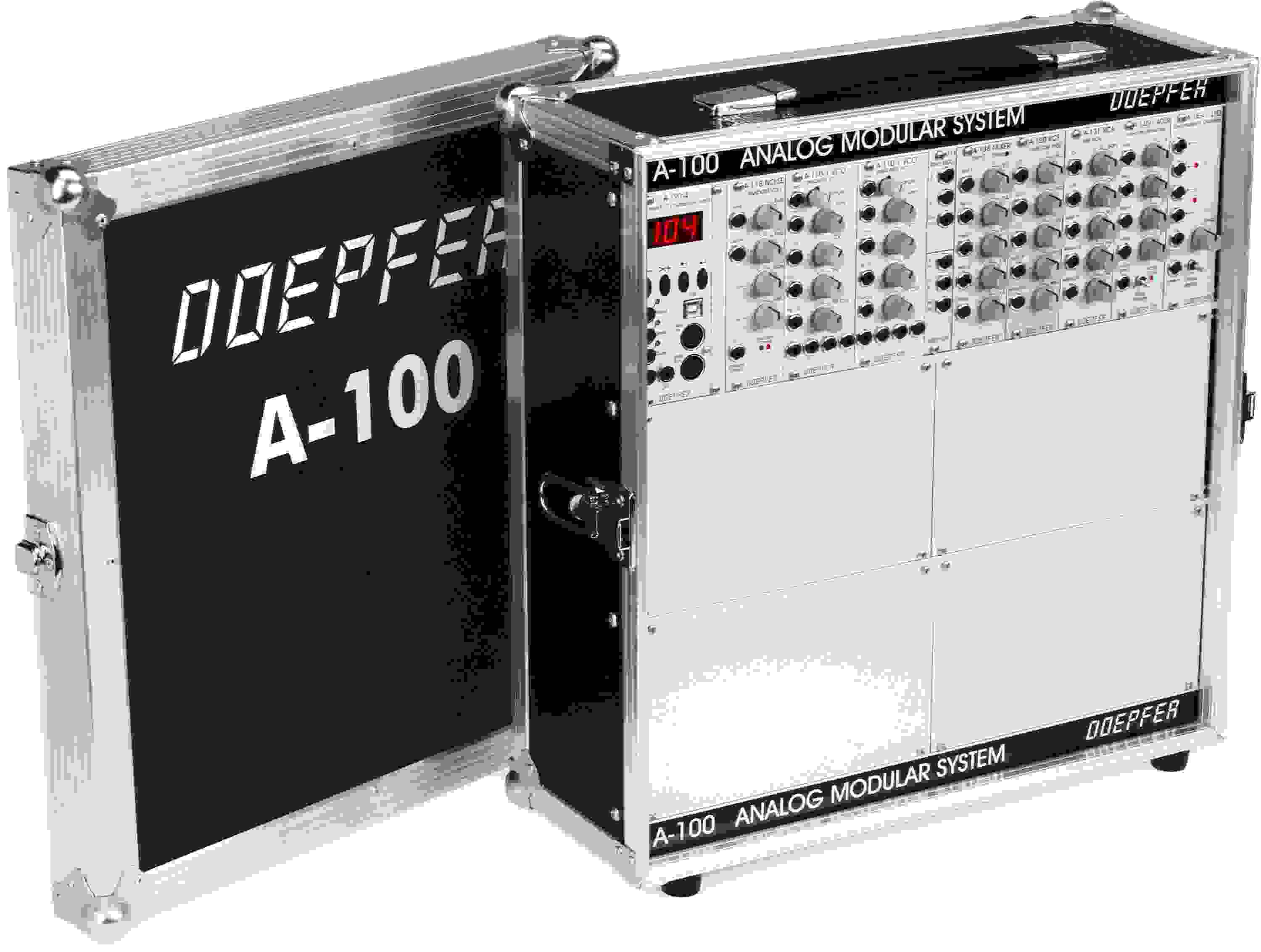 Doepfer A-100BSMP9sw Eurorack Modular A-100 Basic Mini System in P9 Case with Power Supply ...