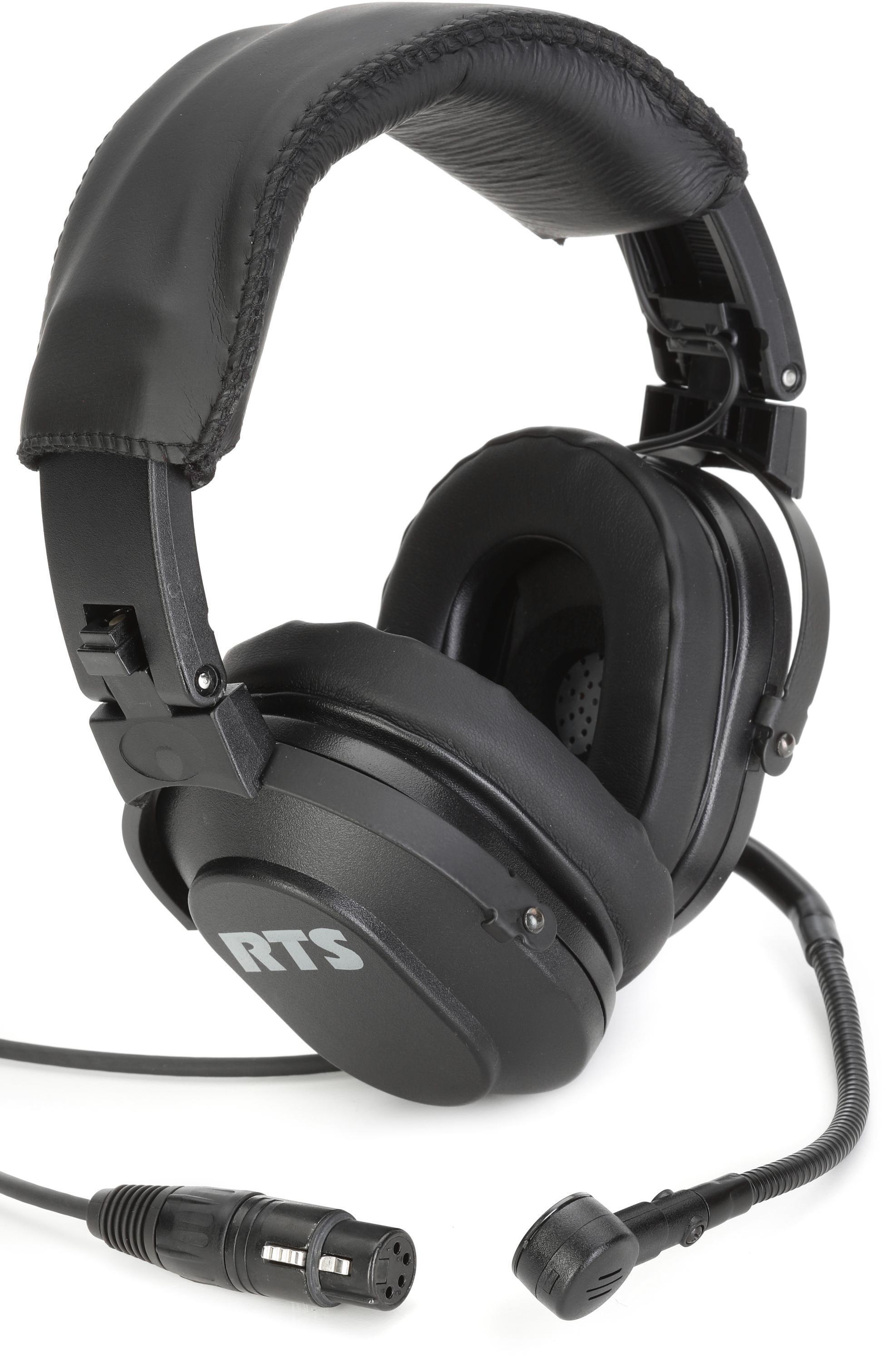 RTS HR-2 Double-ear Intercom Headset - A4F | Sweetwater
