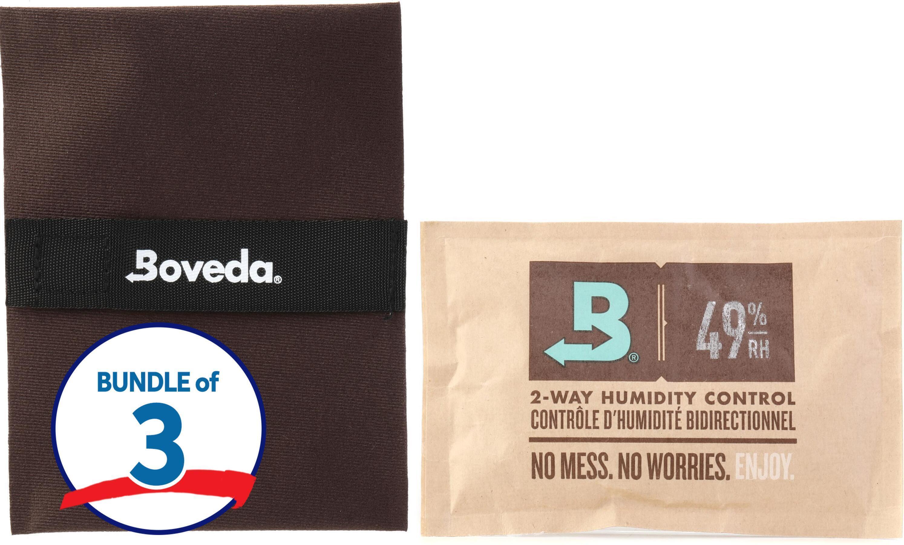 Boveda 2-way Humidity Control for Wood Instruments Starter Kit (3 Pack ...