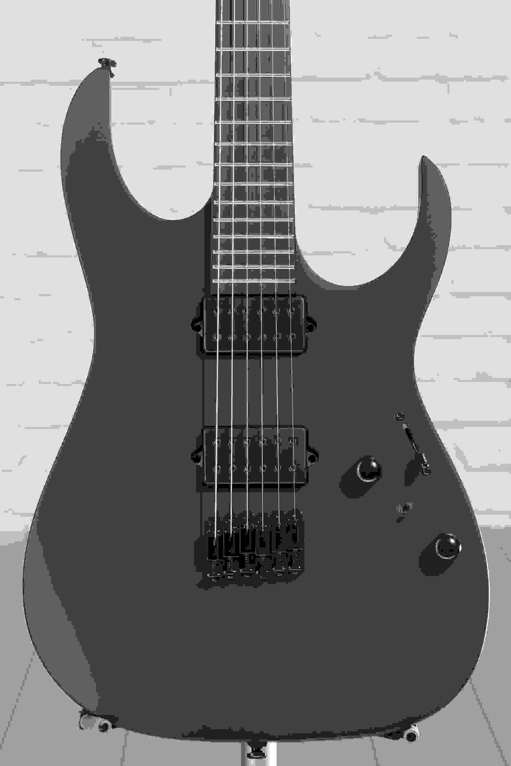 Ibanez RGRTB621 Iron Label Electric Guitar - Black Flat Reviews ...