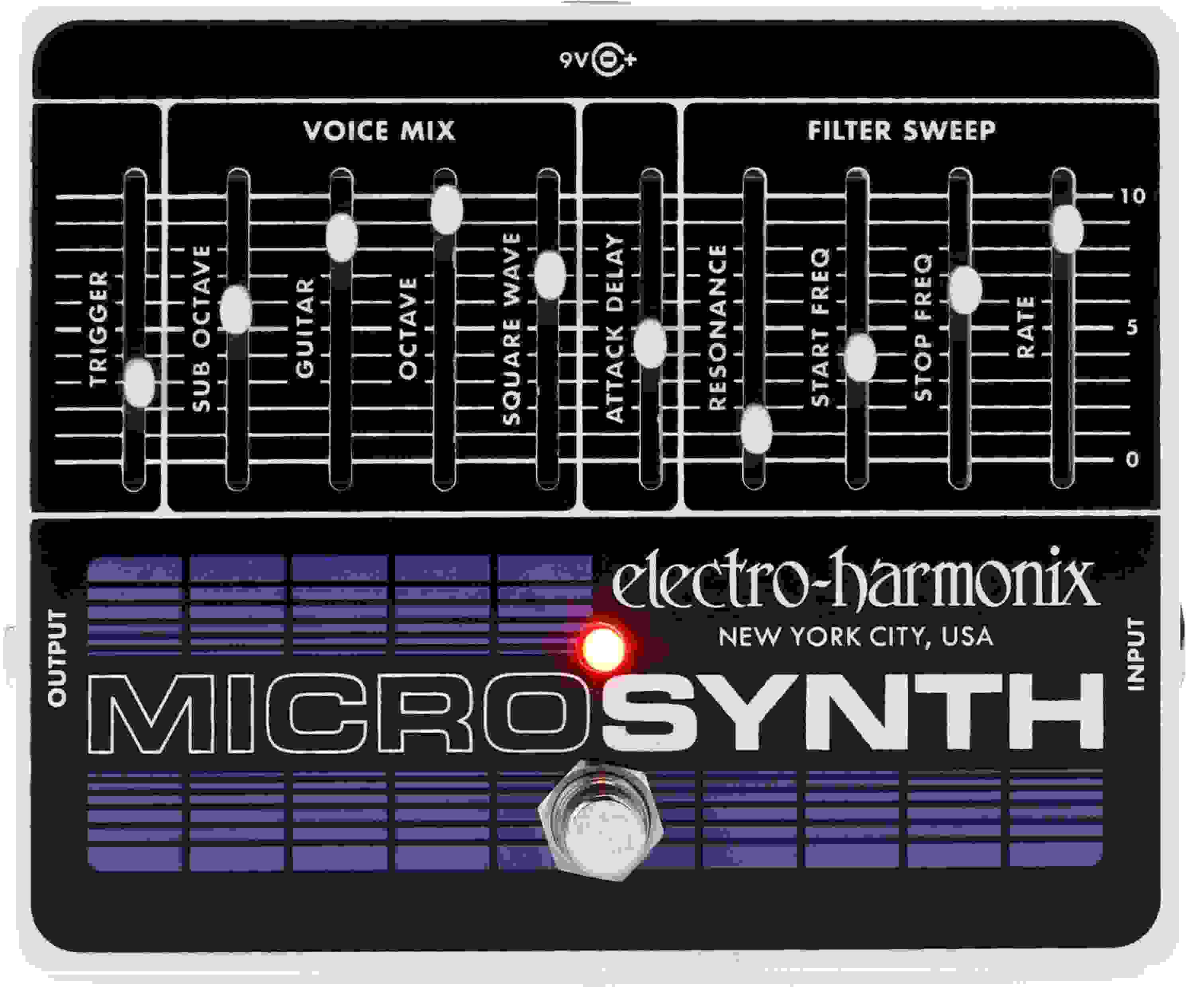 Electro-Harmonix Micro Synth Analog Guitar Synthesizer Pedal | Sweetwater