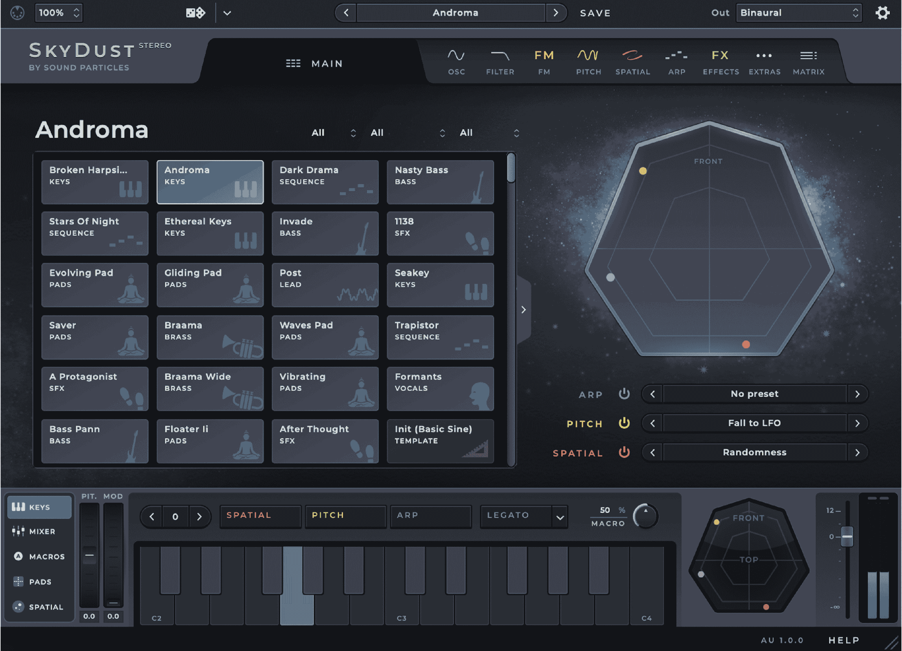 Sound Particles SkyDust Stereo Virtual Instrument | Sweetwater