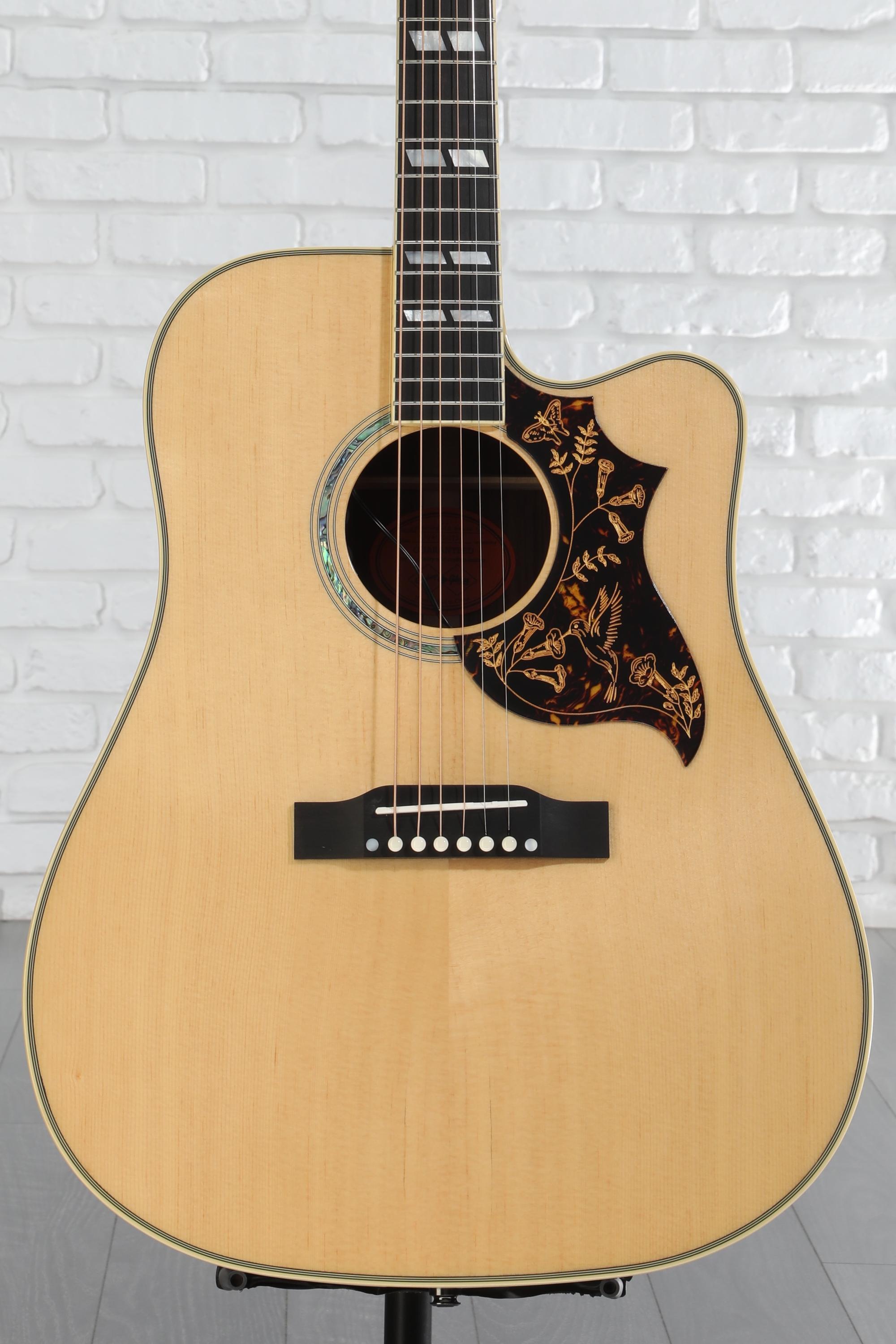 Epiphone Hummingbird Deluxe EC Acoustic-electric Guitar - Natural | Sweetwater