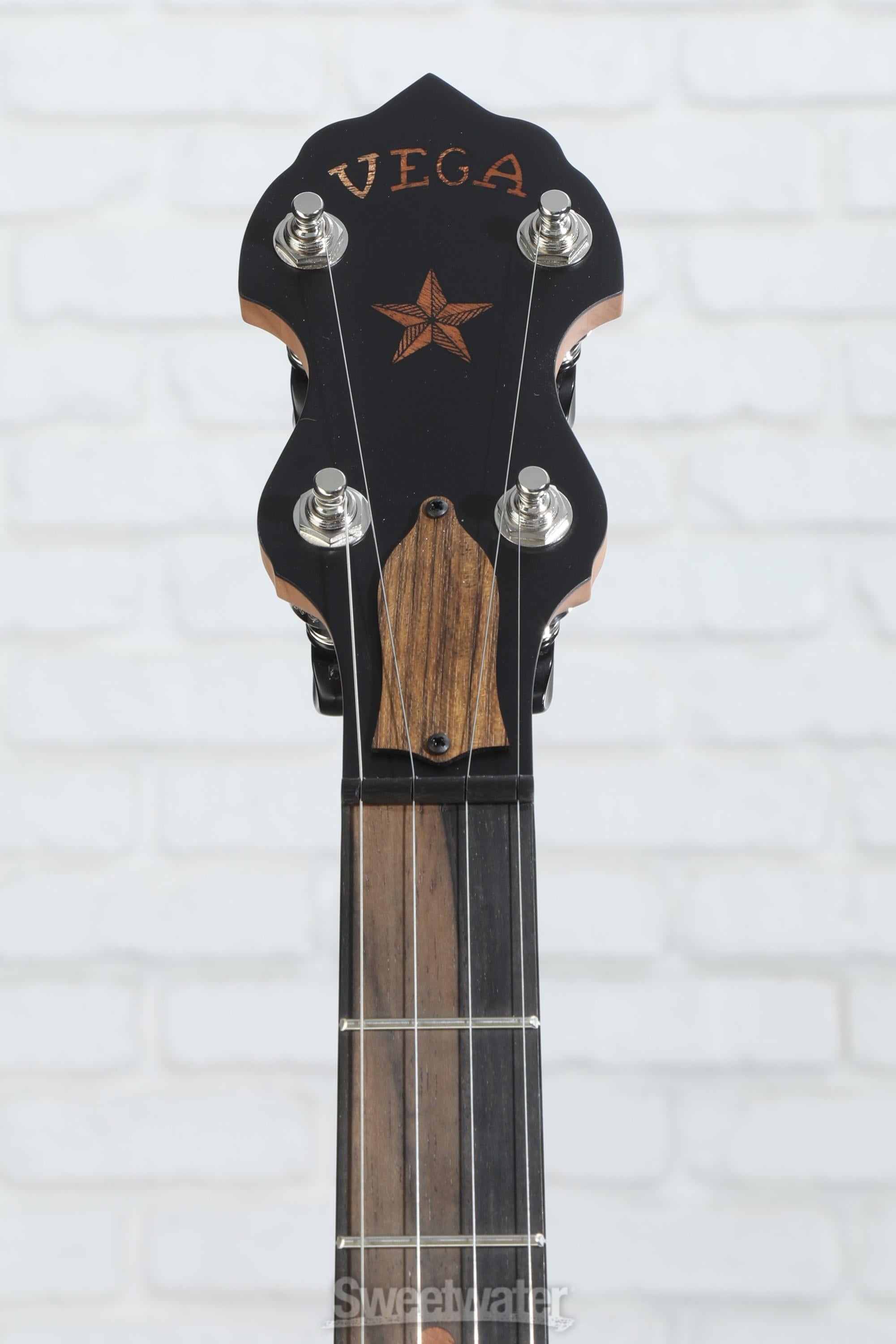 Deering Vega Vintage Star 5-string Banjo - Cherry | Sweetwater