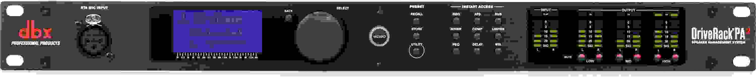 dbx DriveRack PA2 Complete Loudspeaker Management System | Sweetwater