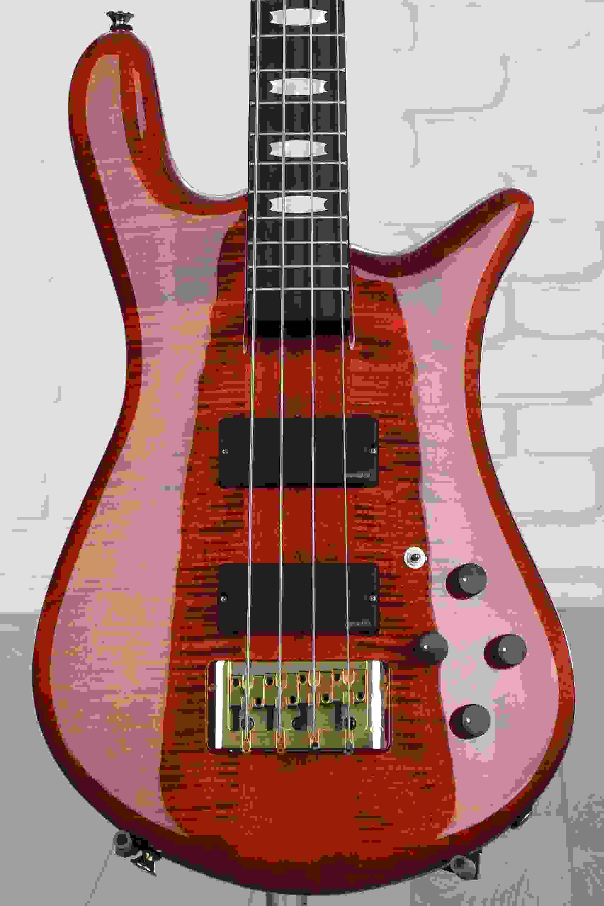 Spector Euro 4 LT Rudy Sarzo Signature Bass Guitar - Scarlett Red Gloss ...