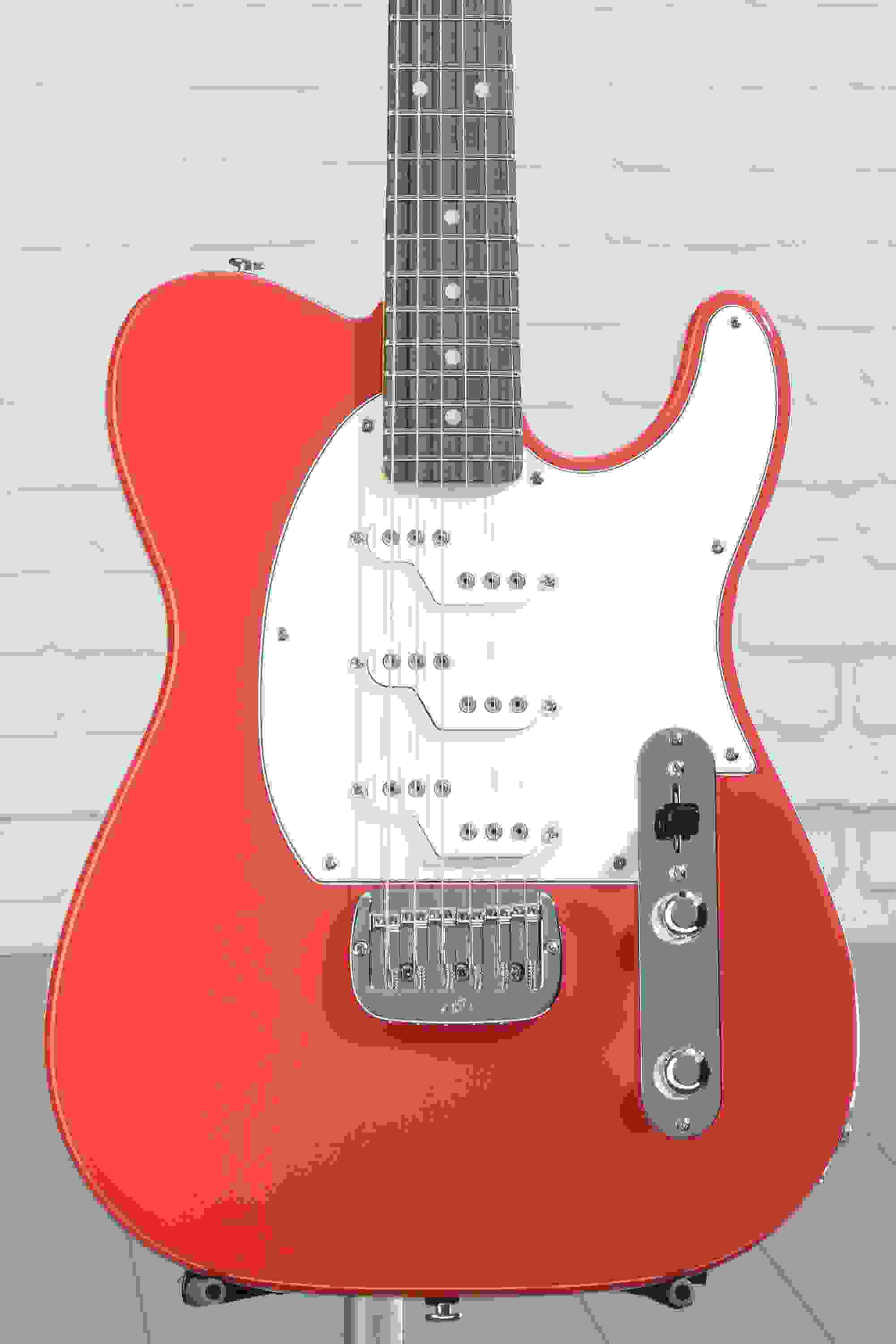 G&L Fullerton Deluxe ASAT Z3 Electric Guitar - Fiesta Red, Sweetwater ...