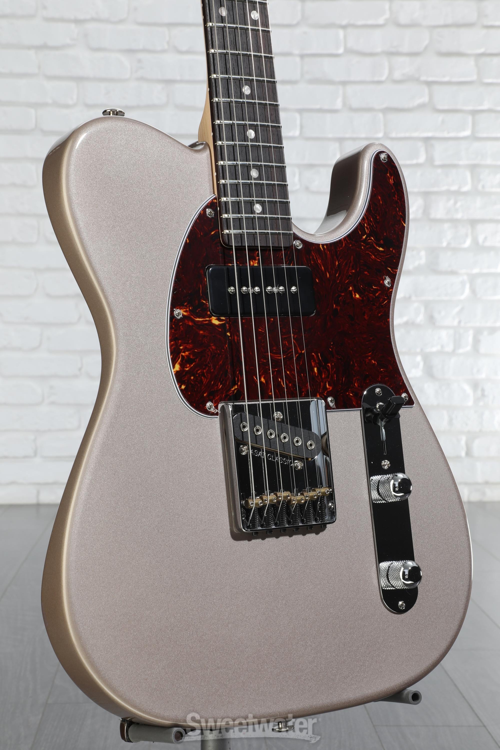 G&L Fullerton Deluxe ASAT Classic Bluesboy P90 Electric Guitar ...
