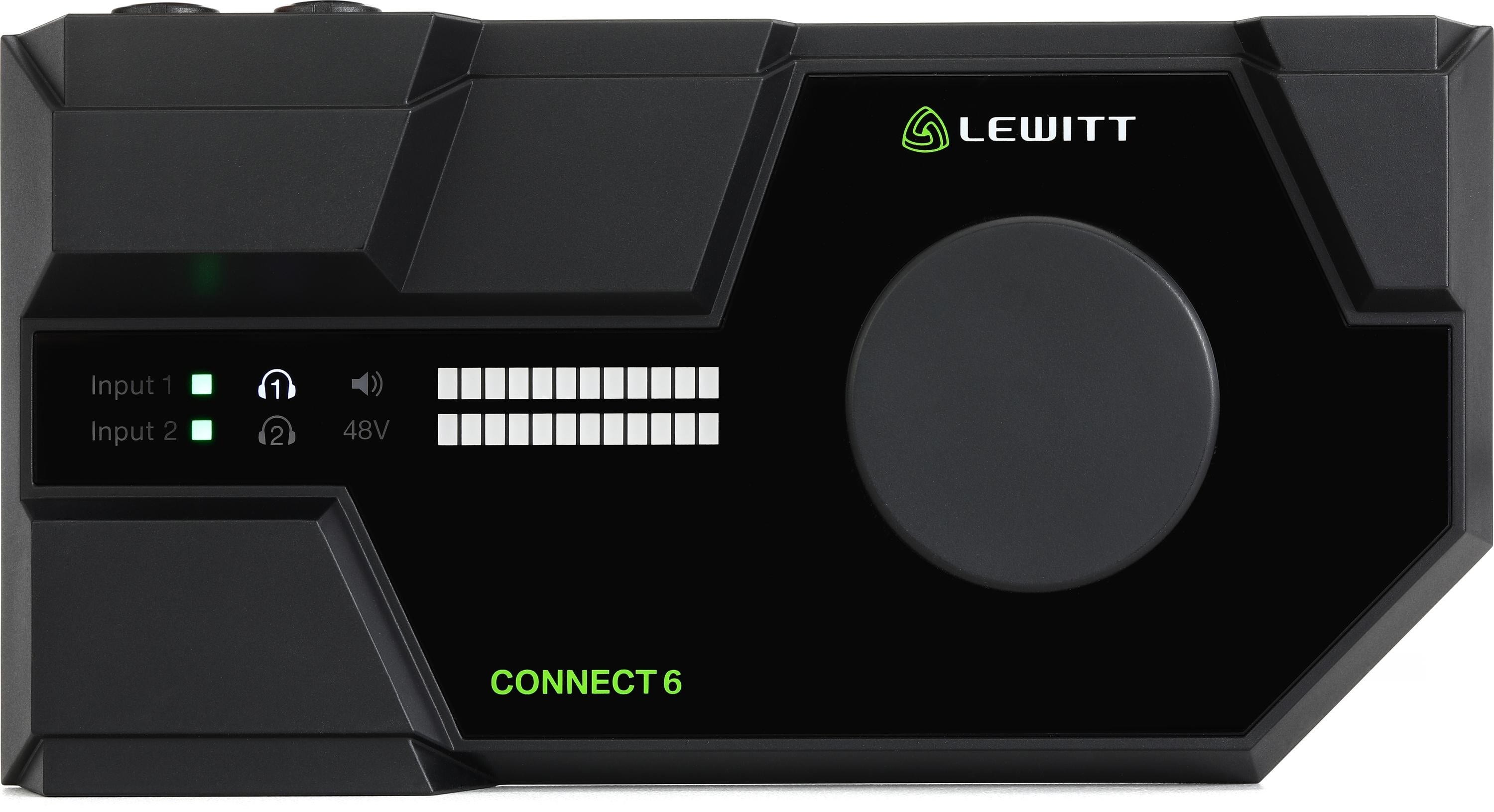 Lewitt Connect 6 USB-C Audio Interface | Sweetwater