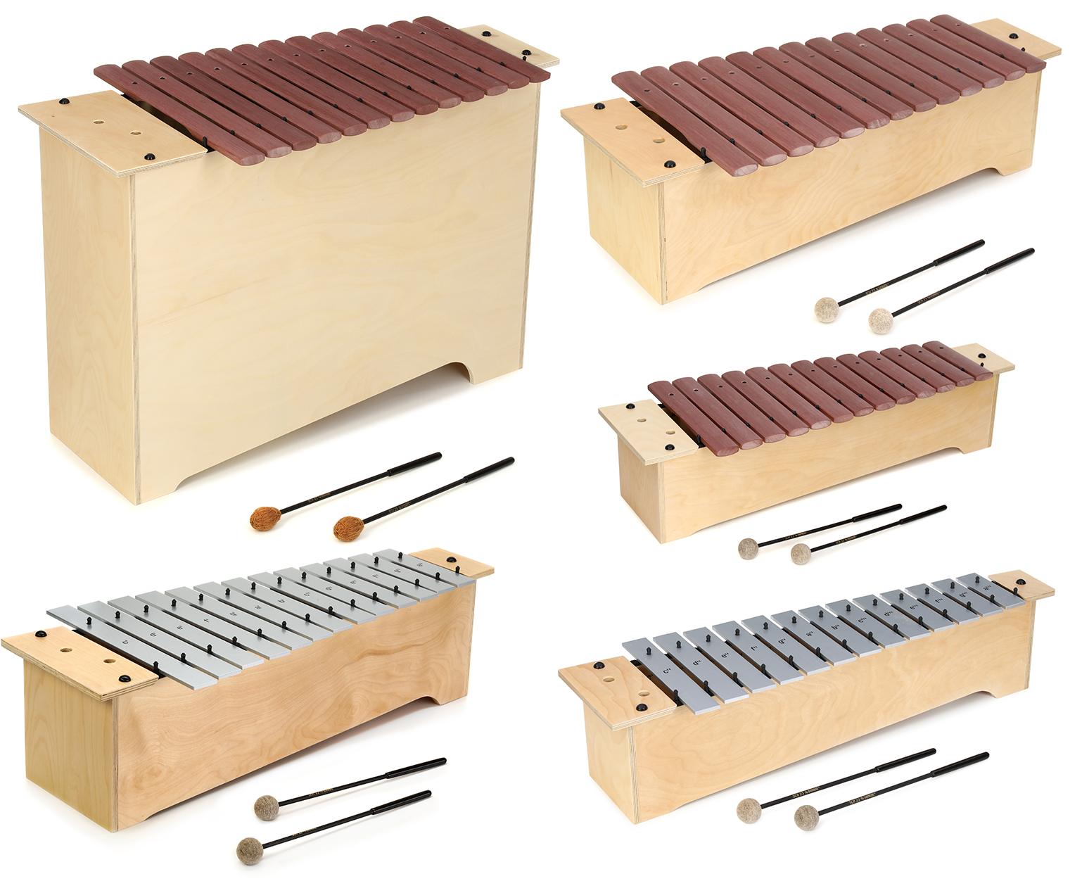 Sonor Orff Orff Global Beat 5 Piece Bundle - Fiberglass & Aluminum ...