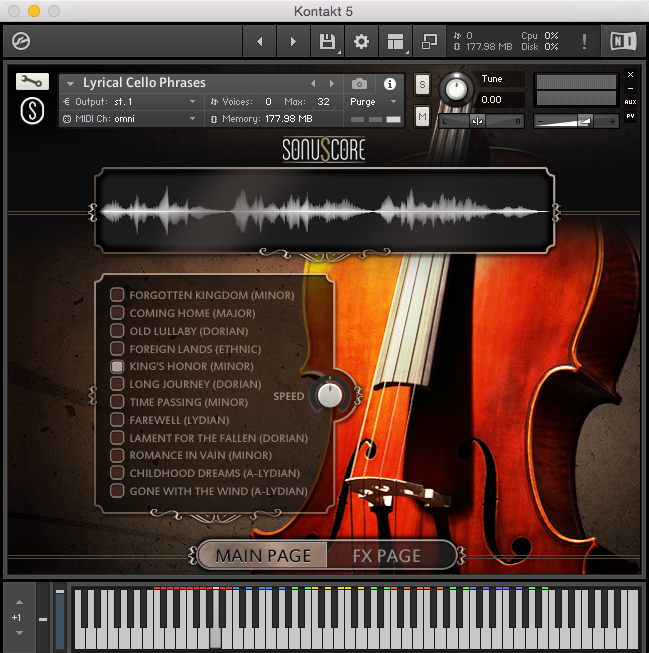 Sonuscore Lyrical Cello Phrases Cello Library | Sweetwater