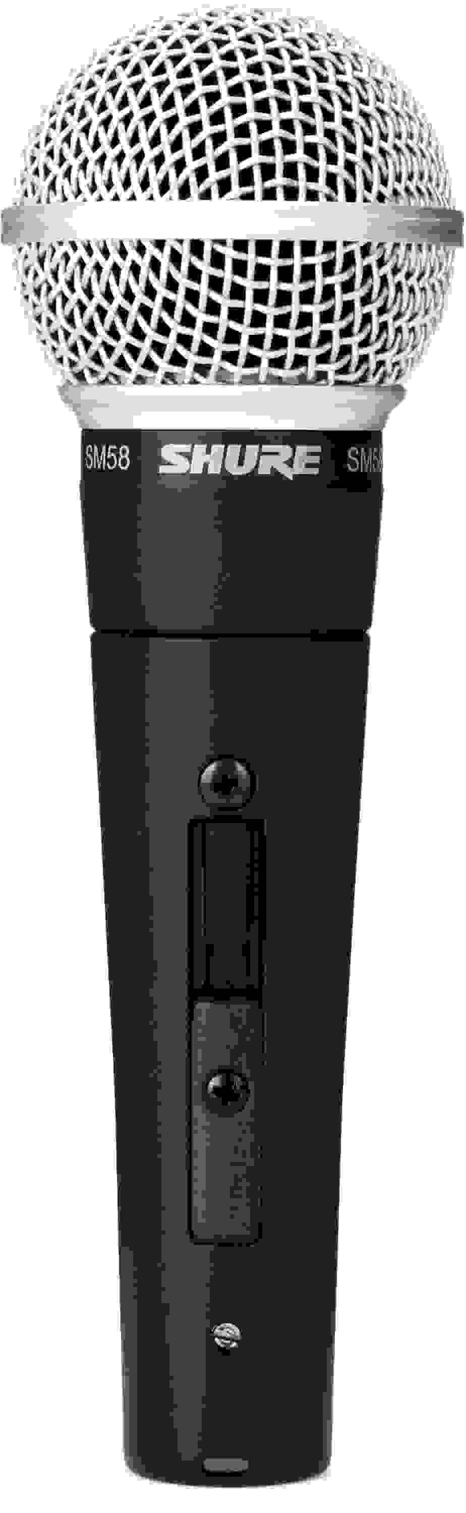 Shure SM58S Cardioid Dynamic Vocal Microphone with On/Off Switch | Sweetwater